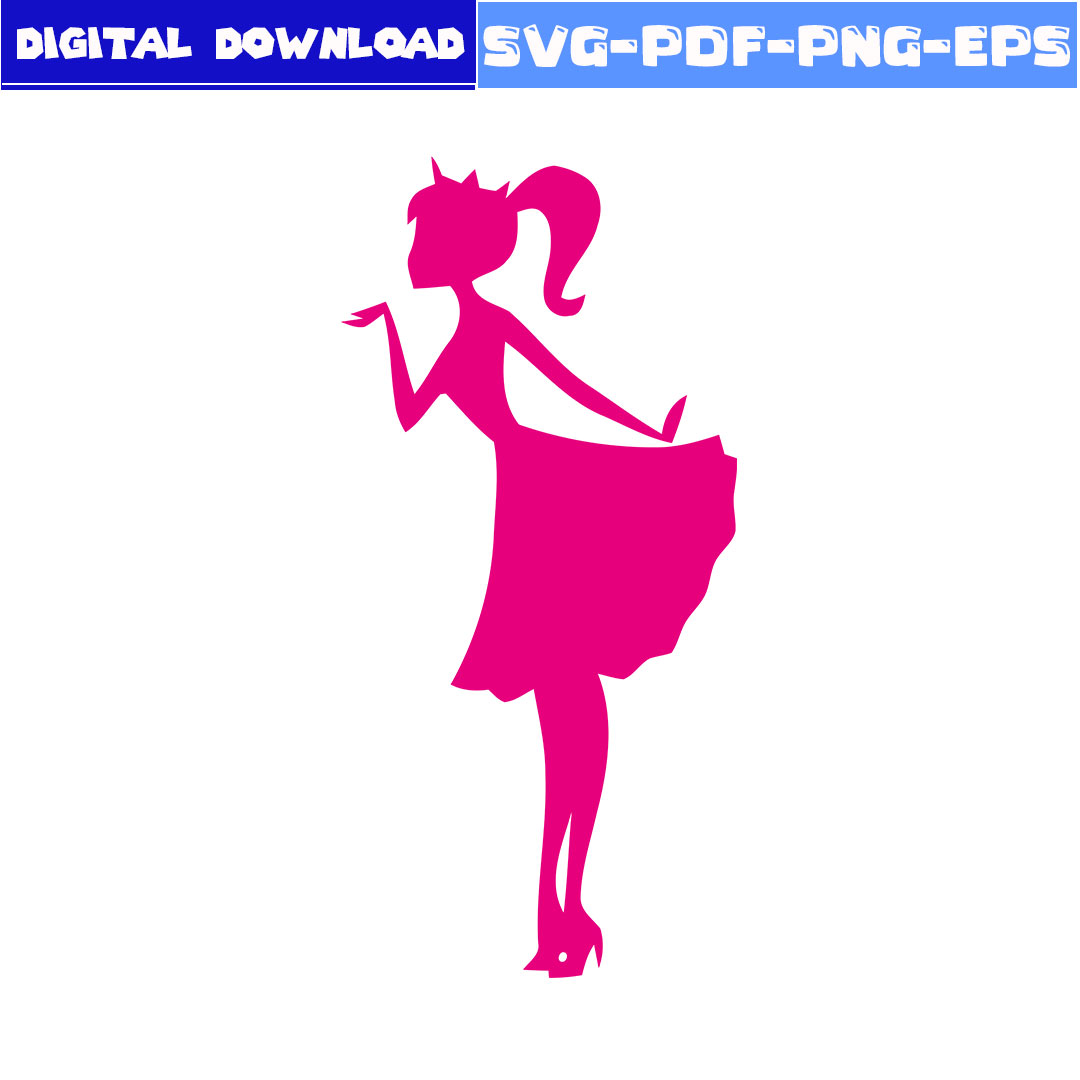 Barbie Princess Svg Barbie Girl Svg Barbie Svg Girl Svg Inspire Uplift