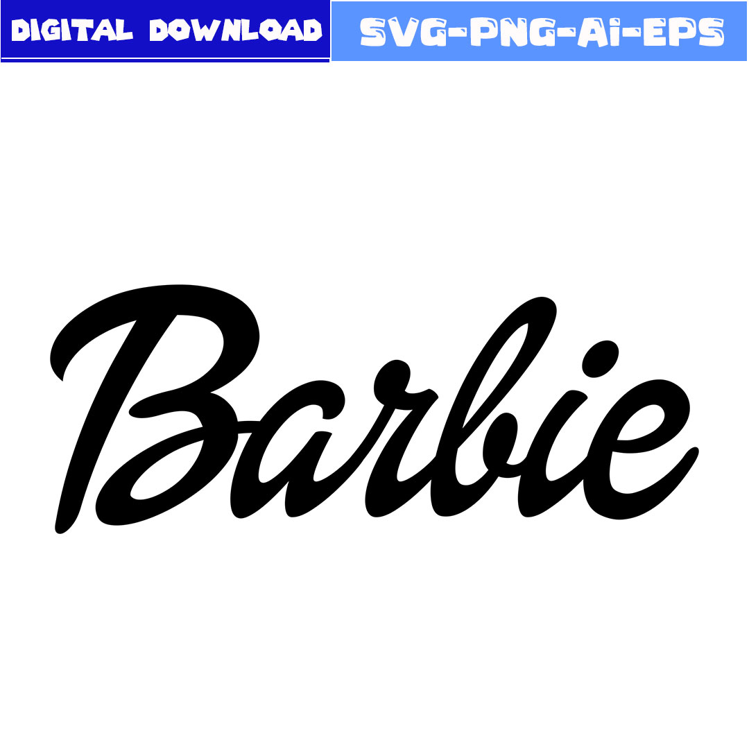 Barbie Logo Silhouette Svg, Barbie Princess Svg, Princess Sv | Inspire ...