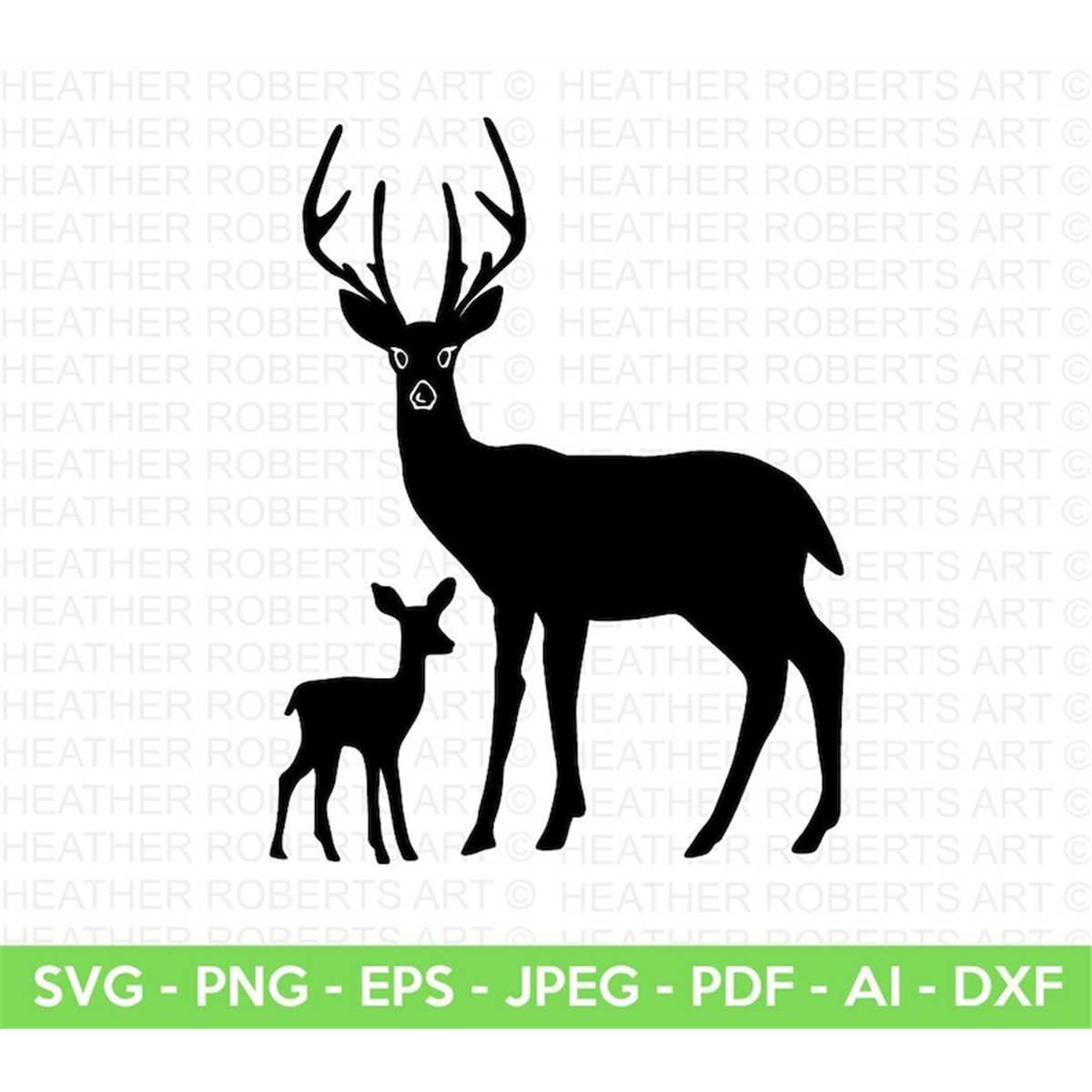 Deer Silhouette Svg Deer Svg Deer Silhouette Buck Svg An Inspire