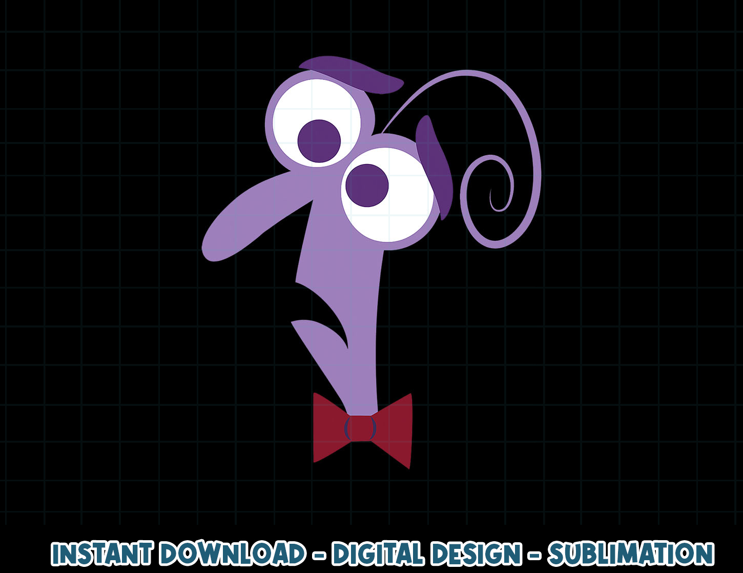 Disney Pixar Inside Out Fear Face Halloween png, sublimation | Inspire ...