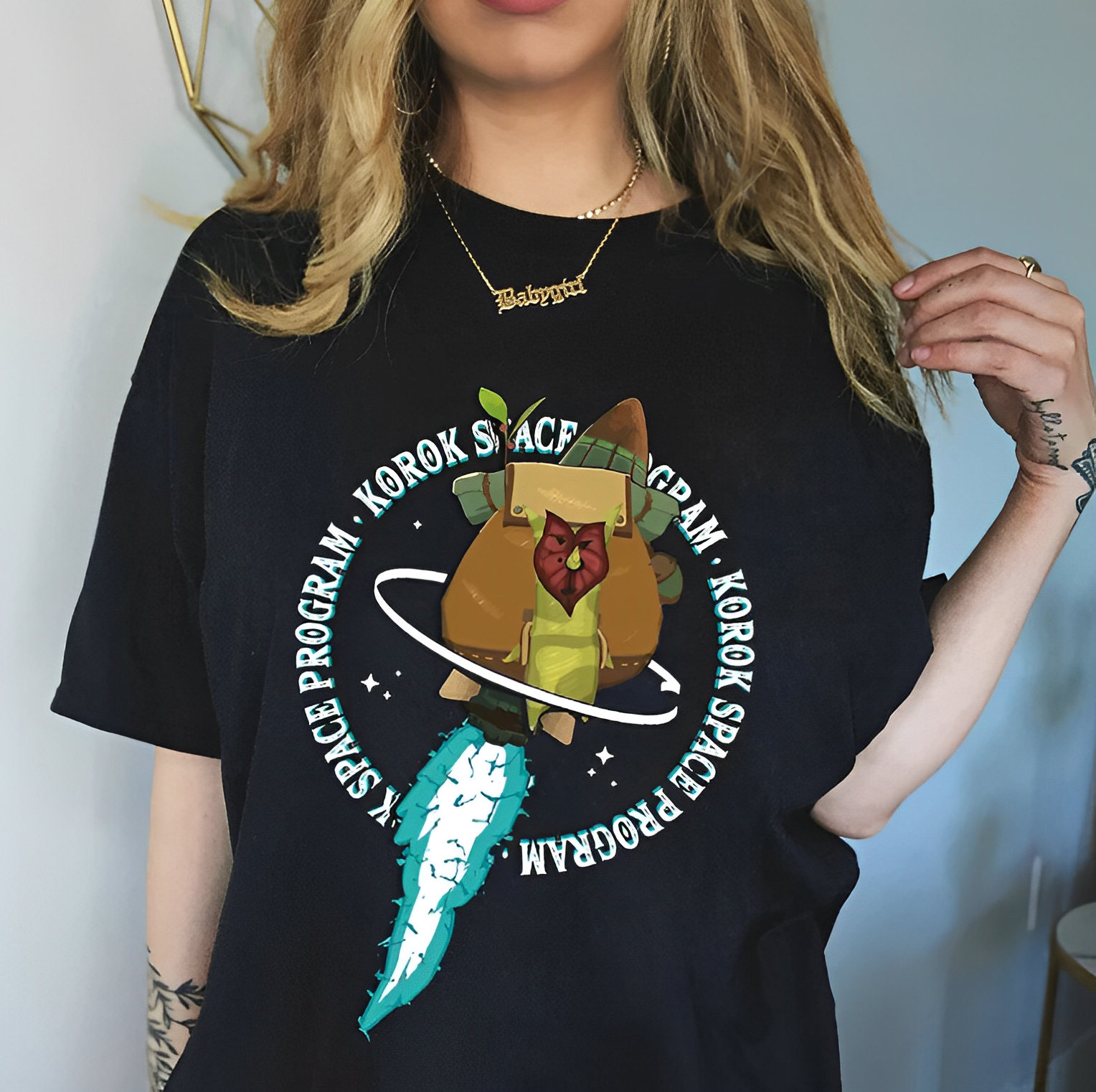 Retro Korok Space Program Shirt, Breath Of The Wild Shi | Inspire Uplift