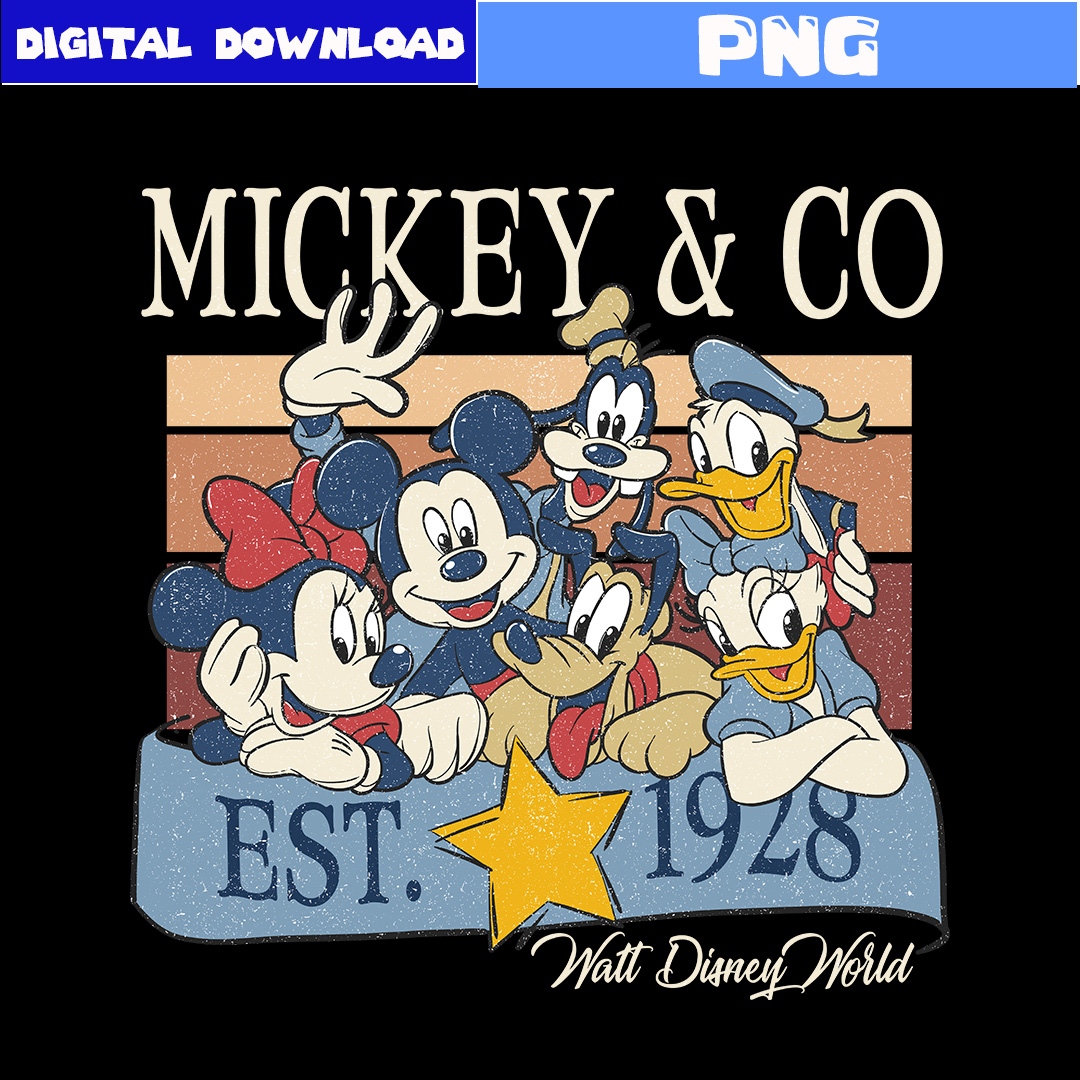 Mickey & Co Est 1928 Png, Walt Disney World Png, Mickey And | Inspire ...
