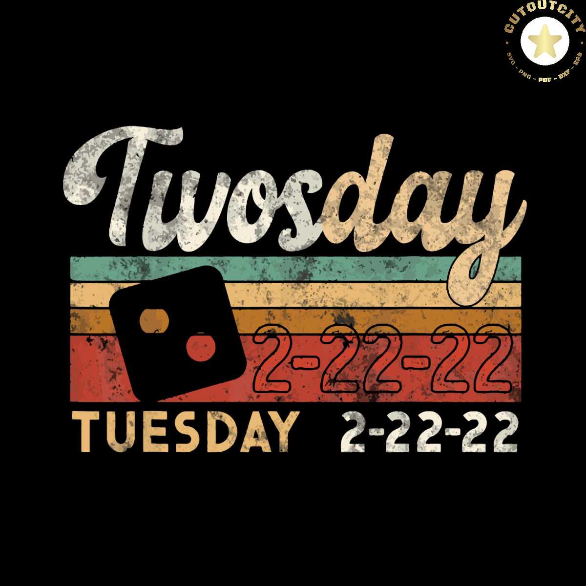 TWOSDAY FEBRUARY 22nd 2022 Keepsake Svg, Vintage Twosday Svg | Inspire ...