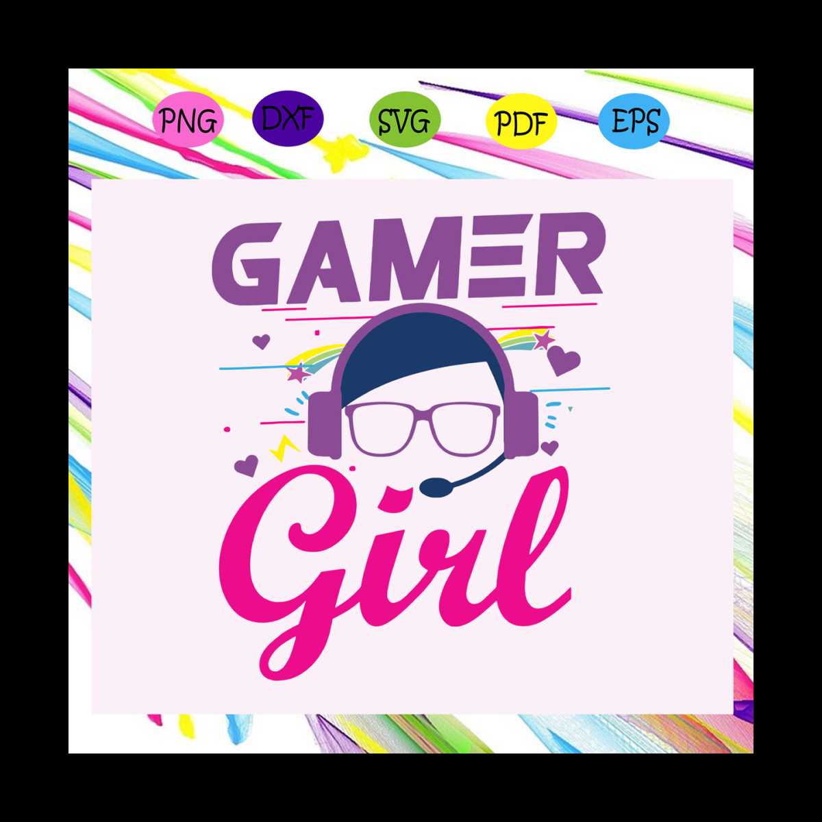 Gamer girl, Gaming Girl svg, Gaming Lover svg,game svg, game - Inspire ...