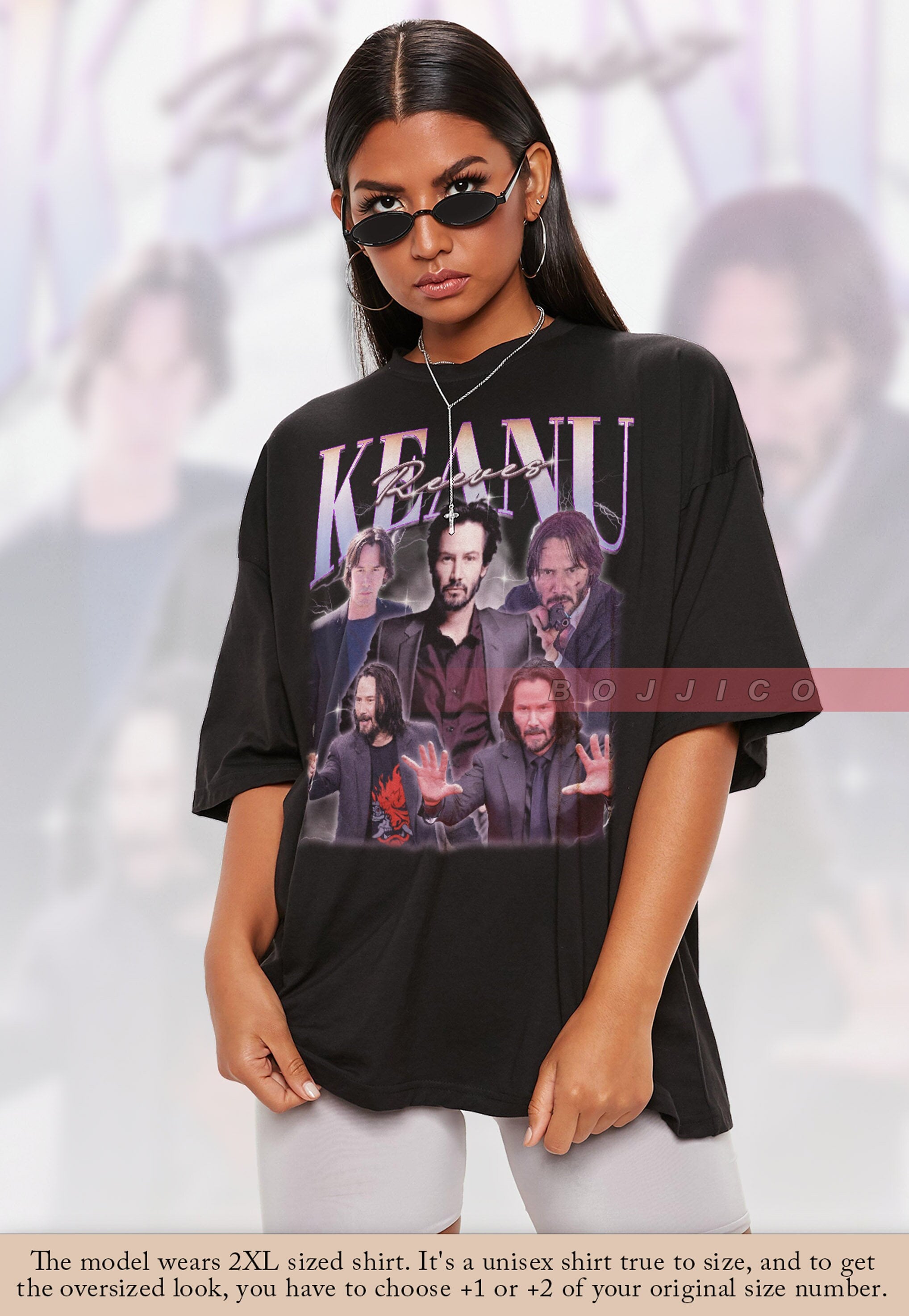 Vintage KEANU REEVES Shirt, Keanu Reeves Homage Tshirt, Kean | Inspire ...