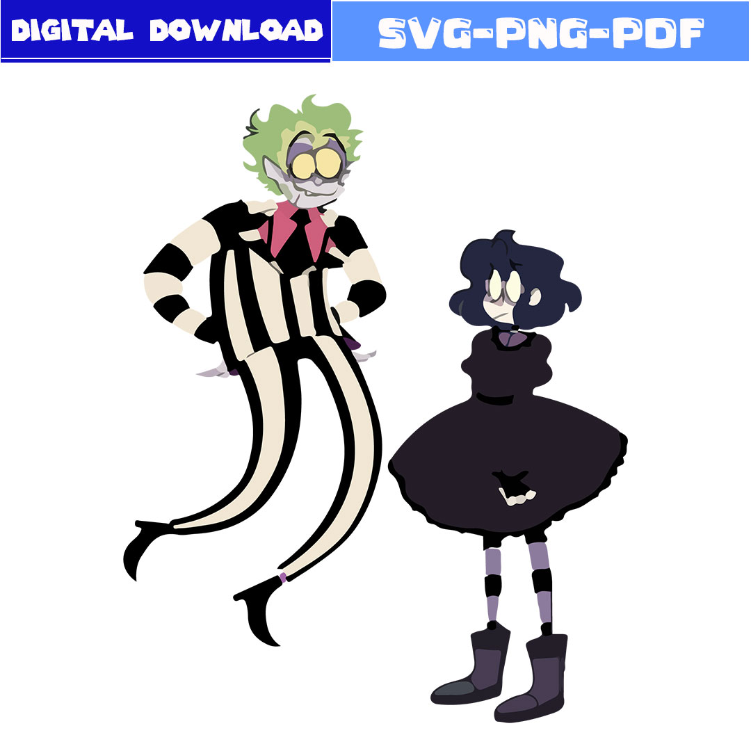 Lydia And Beetlejuice Svg, Beetlejuice Svg, Horror Movie Svg | Inspire ...