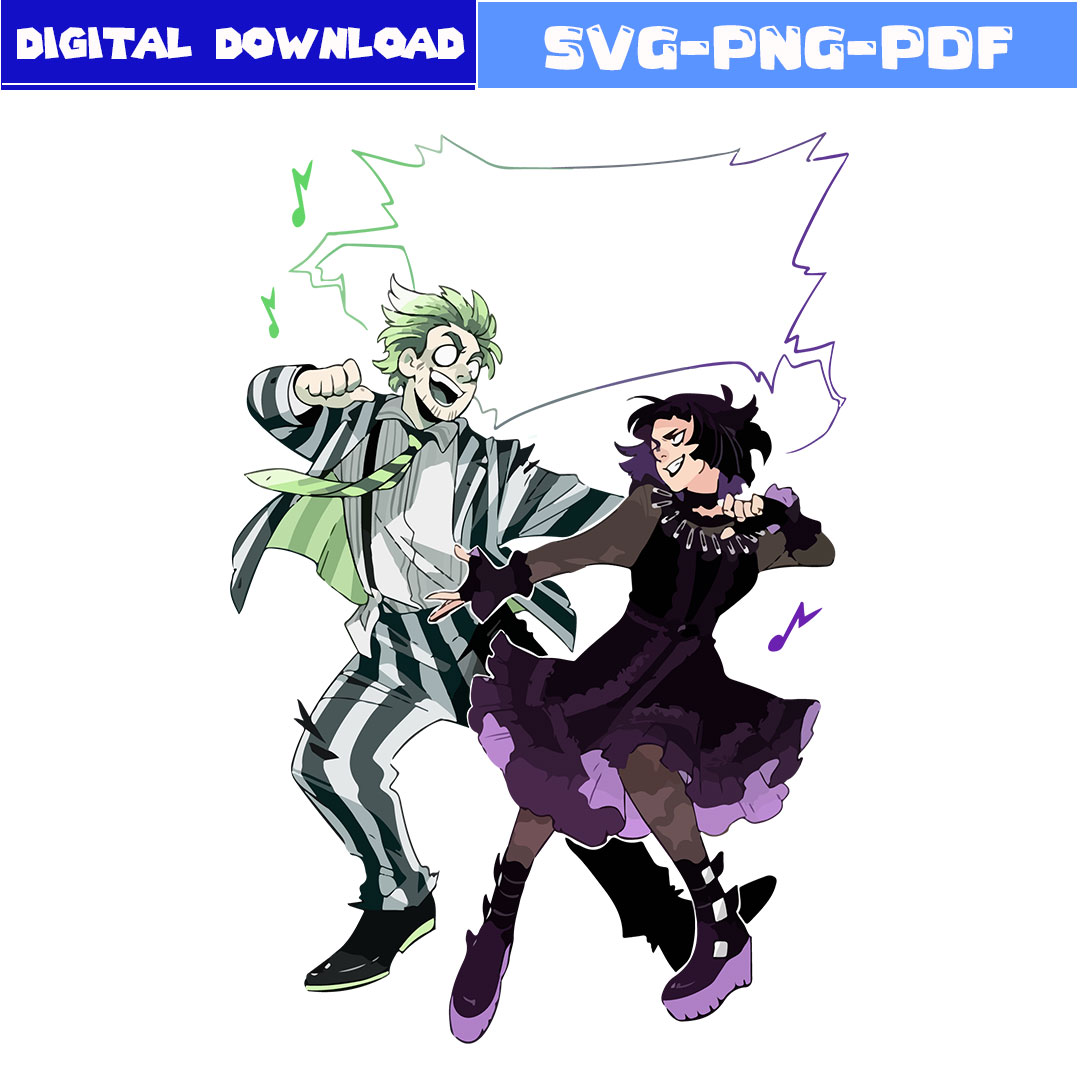 Lydia And Beetlejuice Svg, Beetlejuice Svg, Horror Movie Svg | Inspire ...