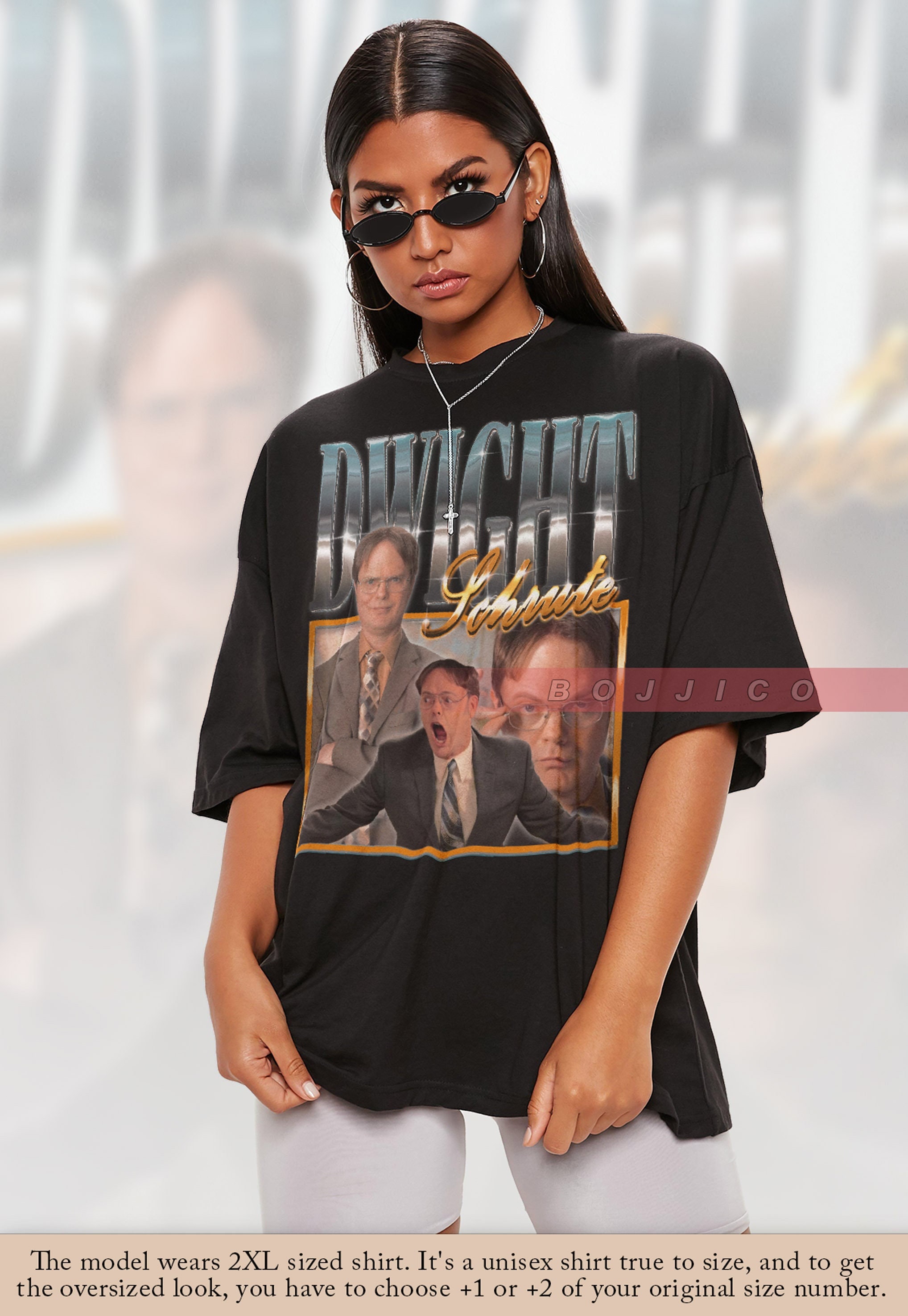 RETRO Dwight Schrute The Office Shirt, Schrute Farm Jim Halp - Inspire ...