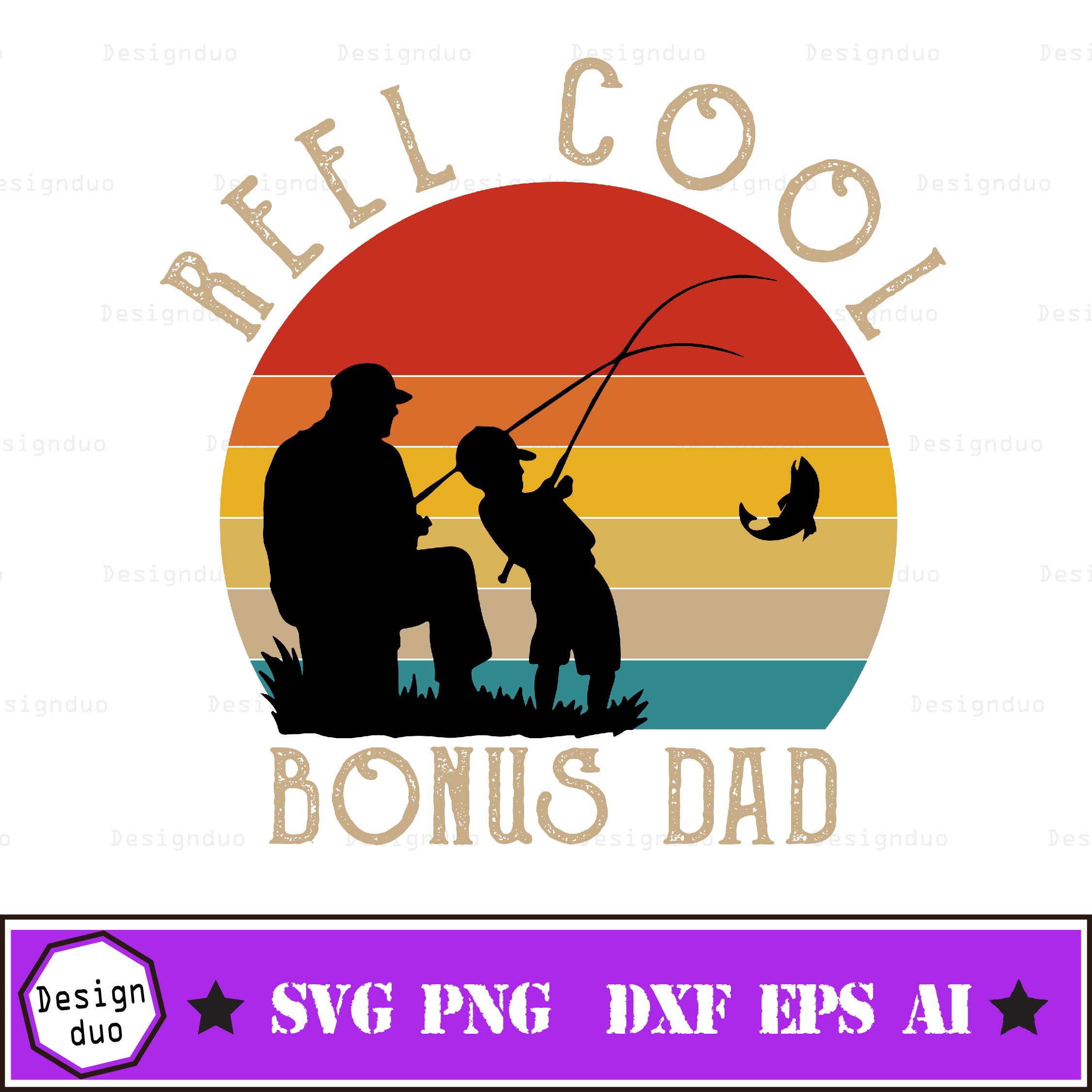 reel cool dad svg - Inspire Uplift