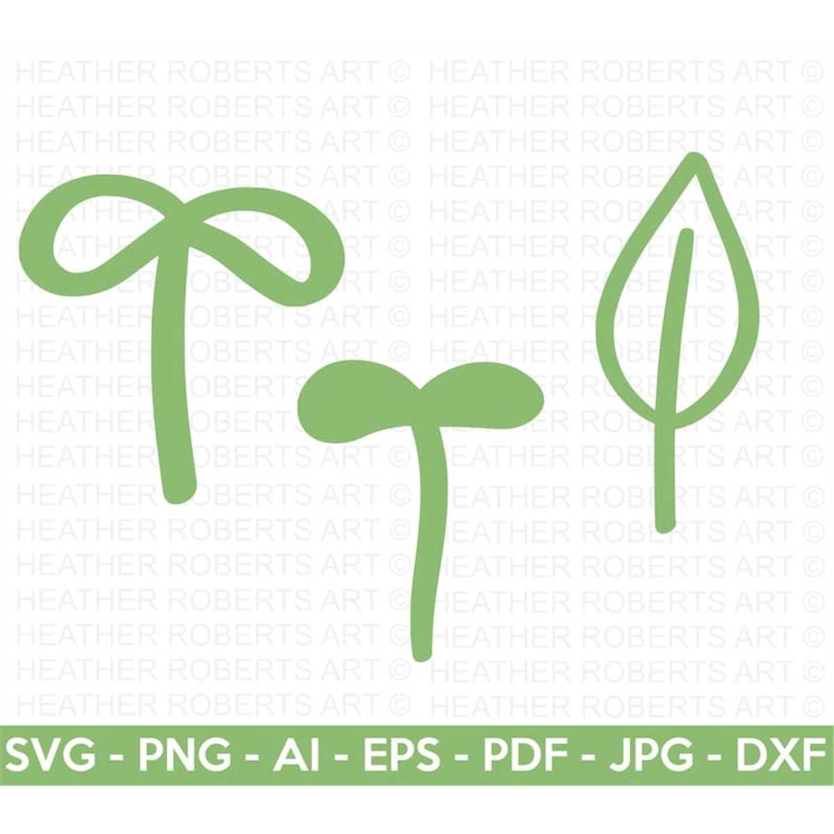 Plant SVG Bundle, Sprouts SVG, Leaves SVG, Leaf svg, Growing | Inspire ...