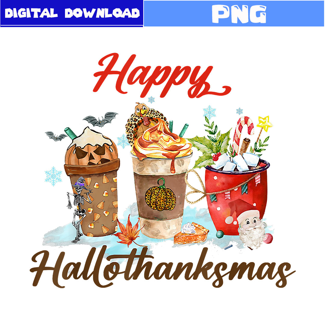 Happy Hallothanksma Png, Hallomas Coffee Png, Hallothanksma | Inspire ...