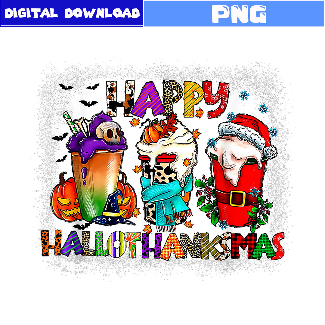 Happy Hallothanksma Png, Hallomas Coffee Png, Hallothanksma | Inspire ...
