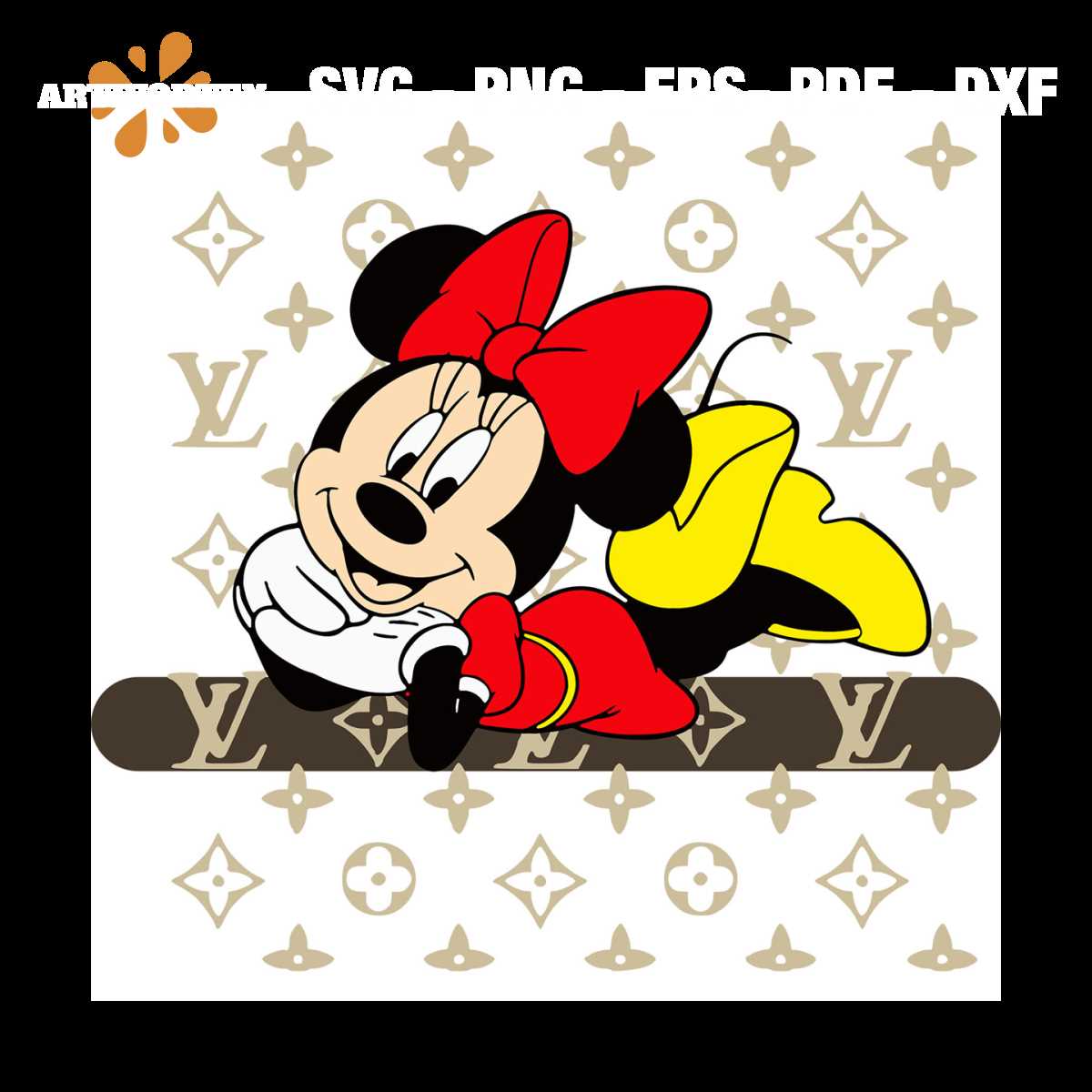 Louis Vuitton Disney Minnie Mouse Svg, Trending Svg, Minnie | Inspire ...