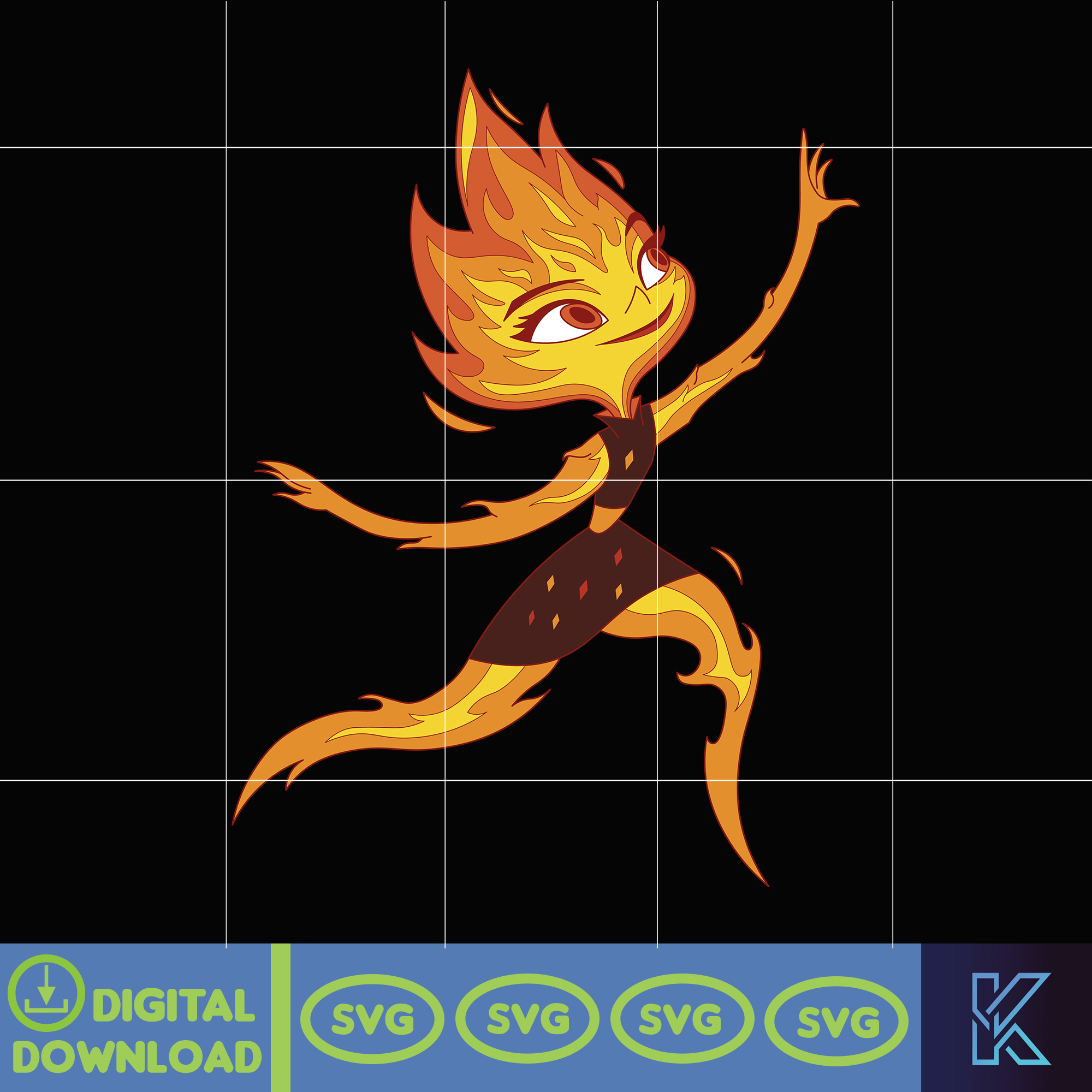 Elemental clipart set Svg, Elemental Svg cut files for Cricu - Inspire ...