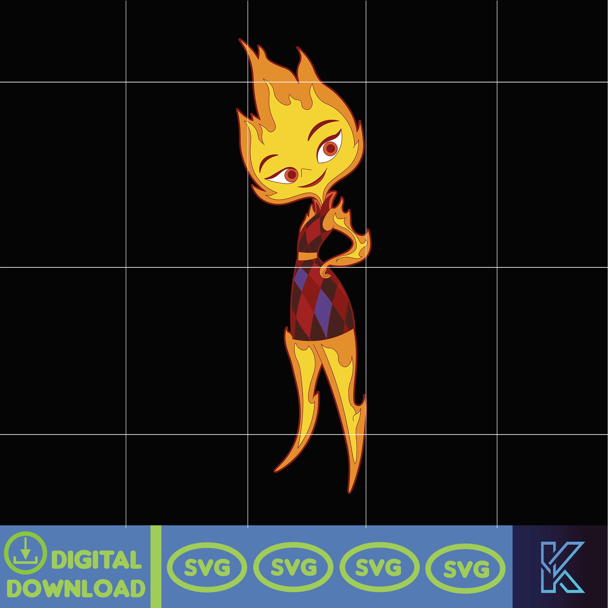Elemental clipart set Svg, Elemental Svg cut files for Cricu | Inspire ...