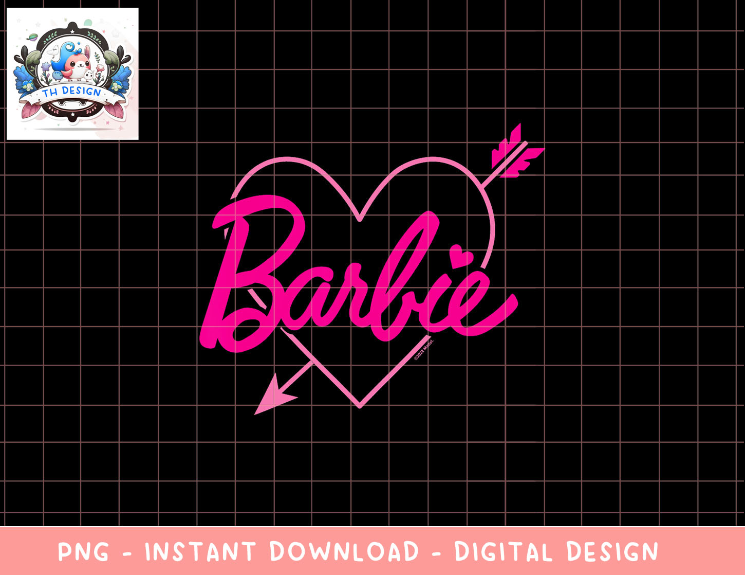 Barbie - Barbie Arrow Heart png, sublimation copy | Inspire Uplift
