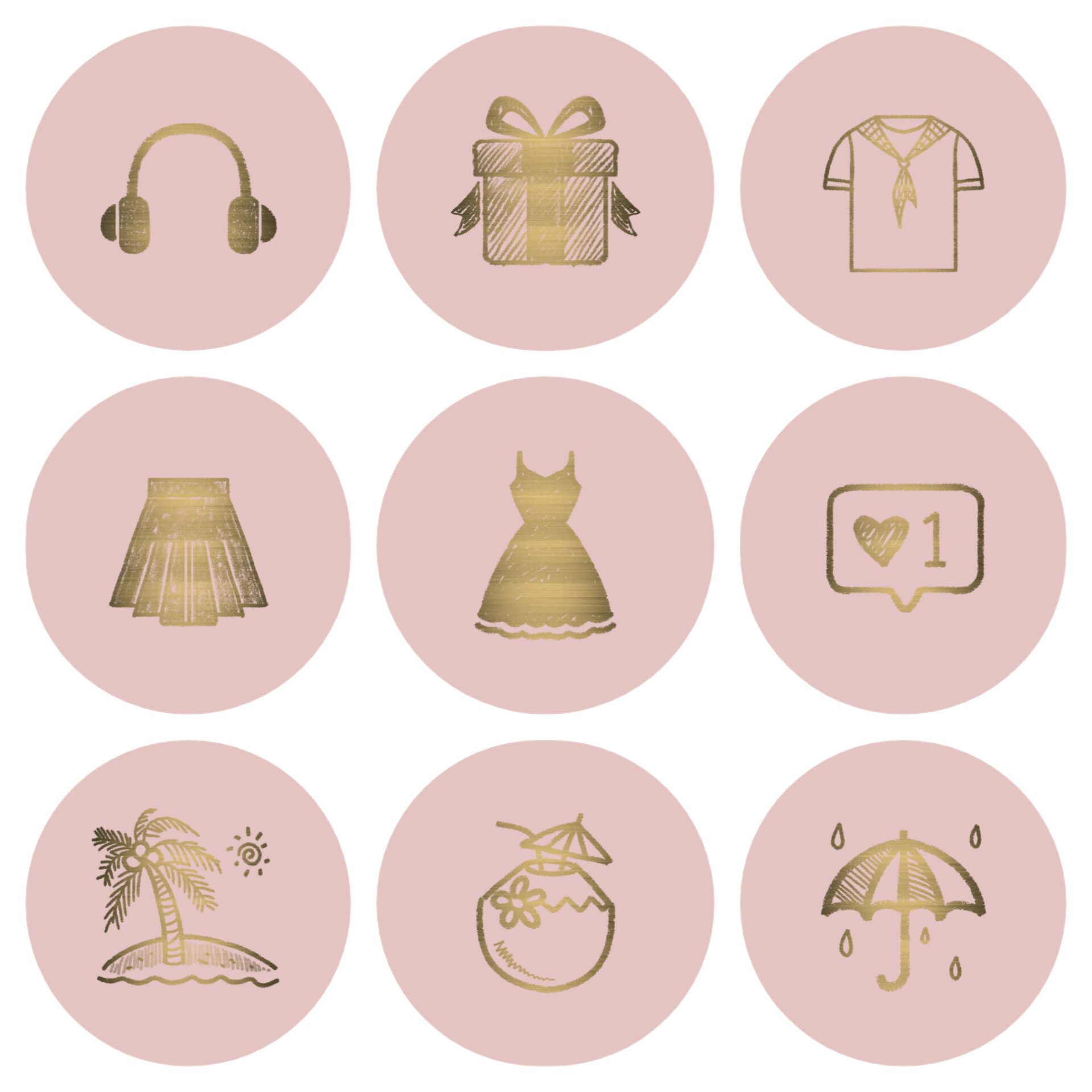 72 Lifestyle Instagram Highlight Icons.Pink Instagram Highli | Inspire ...