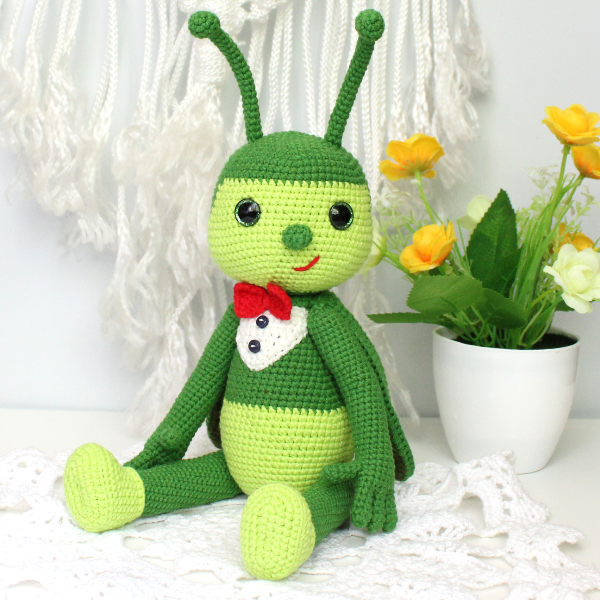 Grasshopper crochet pattern PDF in English Amigurumi plush t | Inspire ...