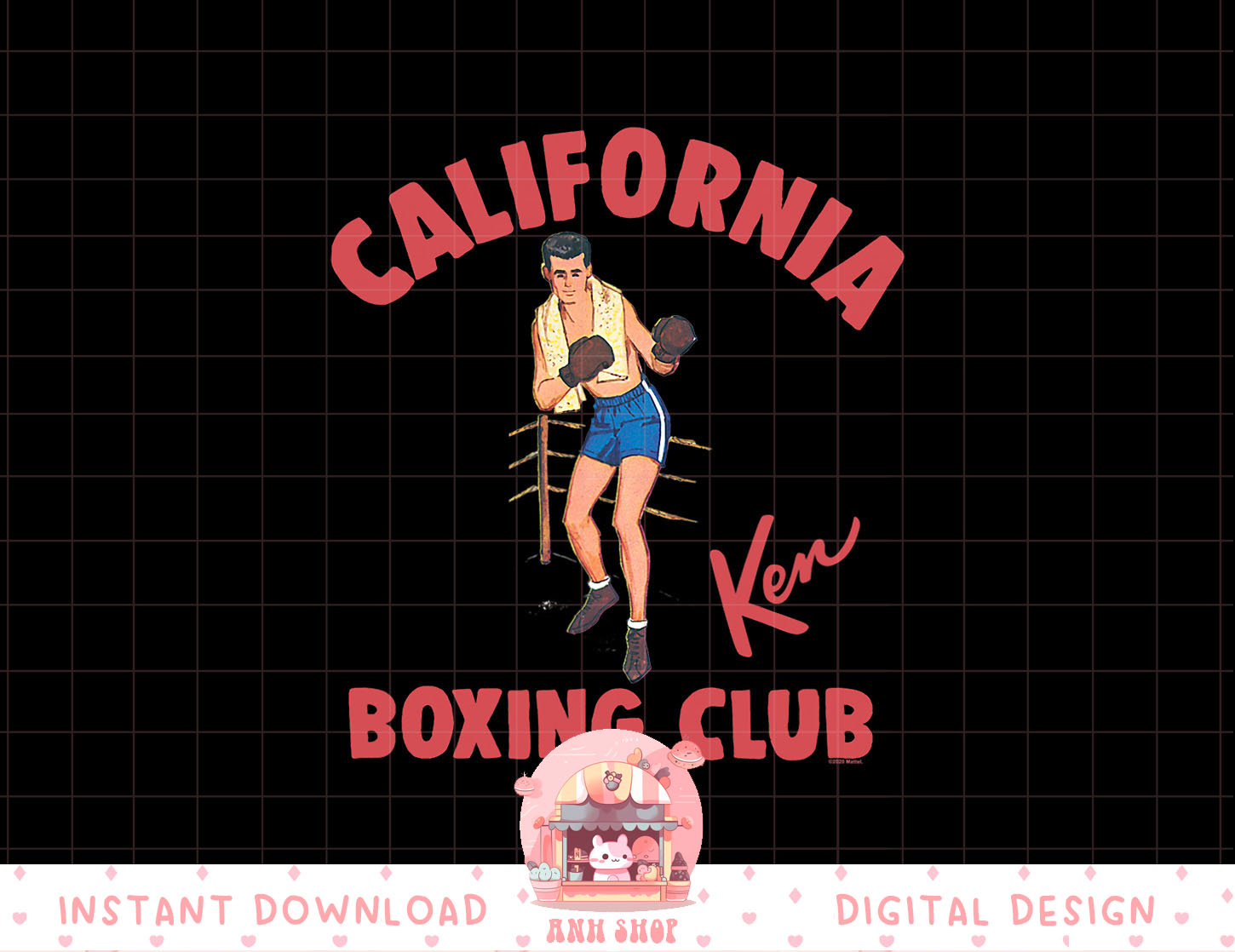 Barbie - California Boxing Club - Ken png, sublimation copy | Inspire ...