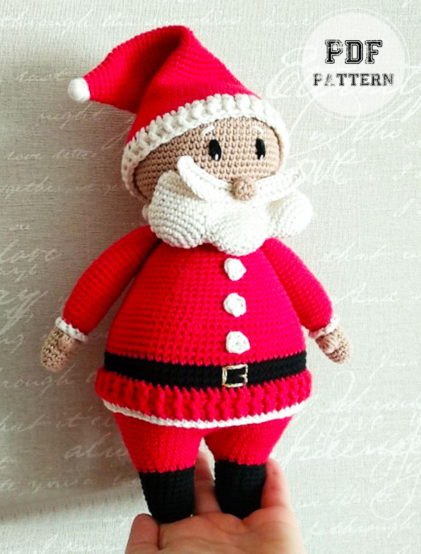 CHRISTMAS PATTERNSDOLL PATTERNSINTERMEDIATE Cute Crochet San | Inspire ...