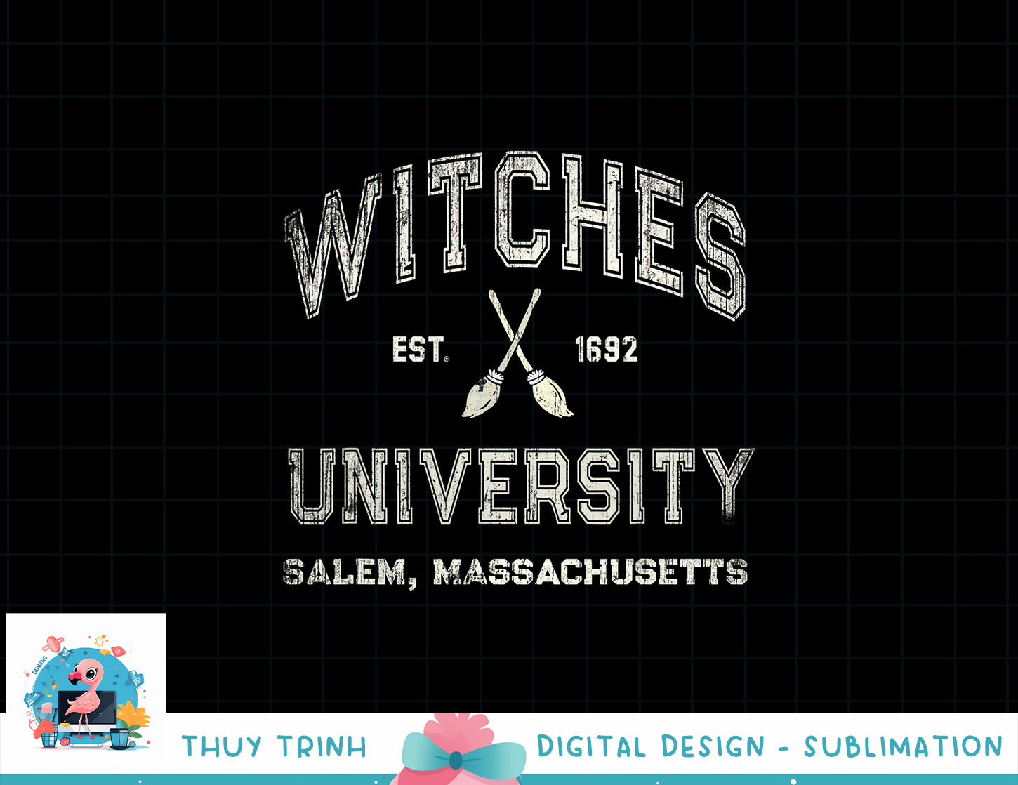 Funny Wiccan WITCHES UNIVERSITY Salem Massachusetts Witch pn - Inspire ...
