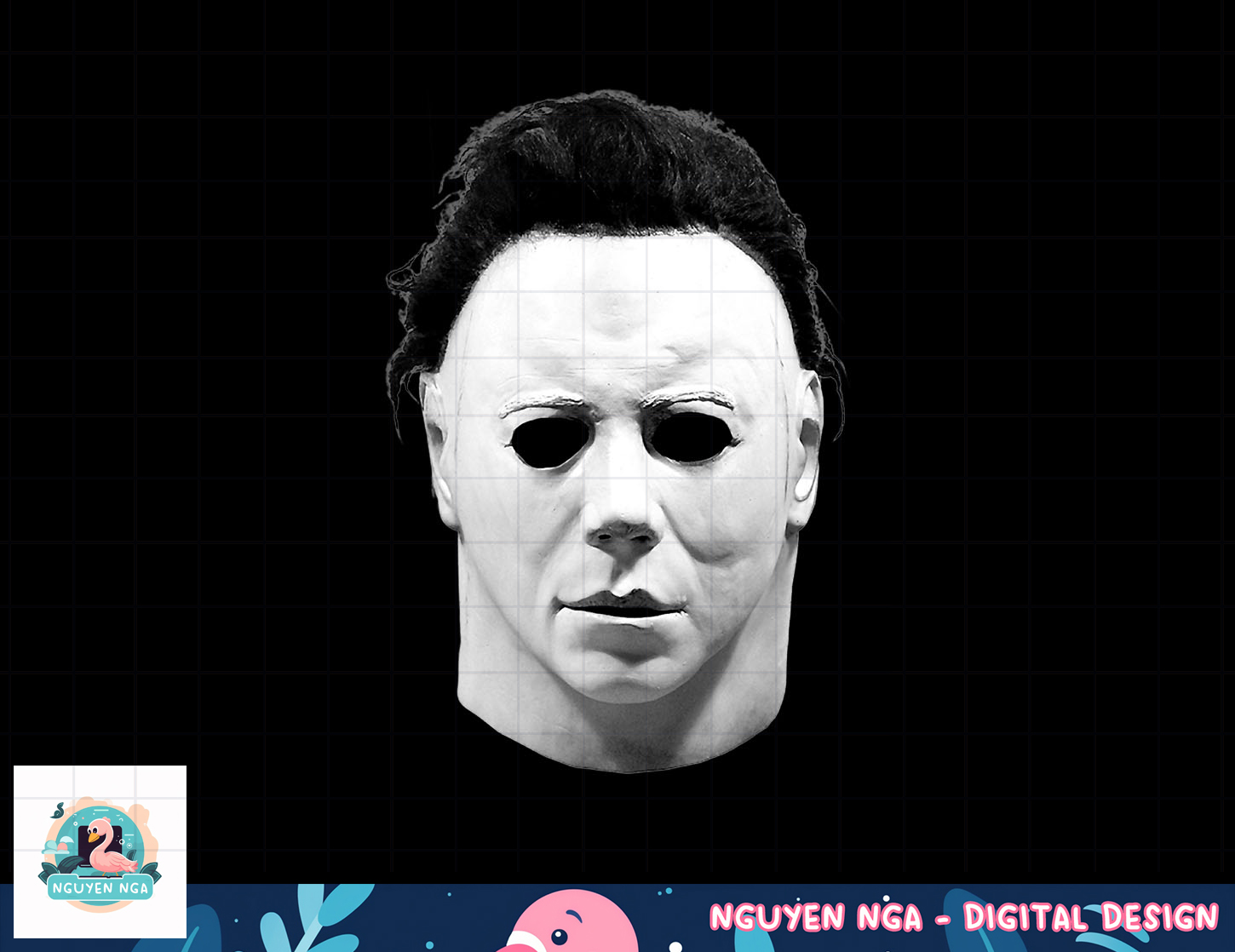 Halloween Michael Myers Big Face png, sublimation copy | Inspire Uplift