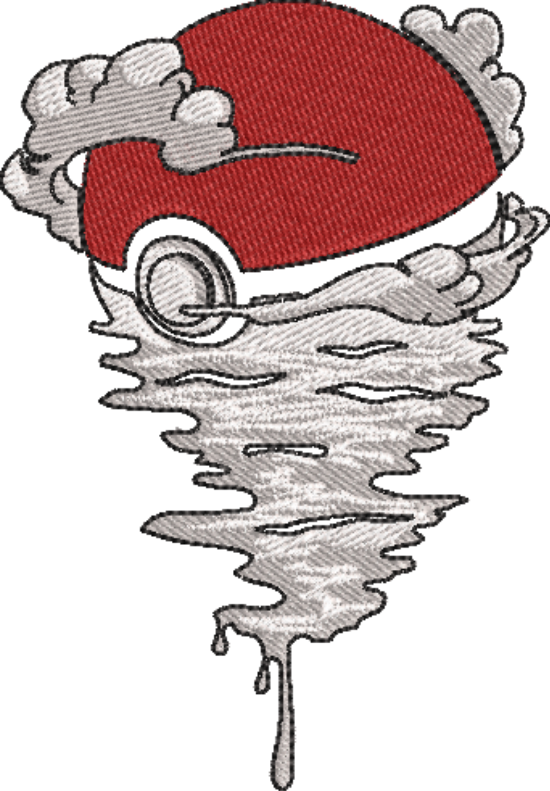 Pokeball embroidery design | Inspire Uplift