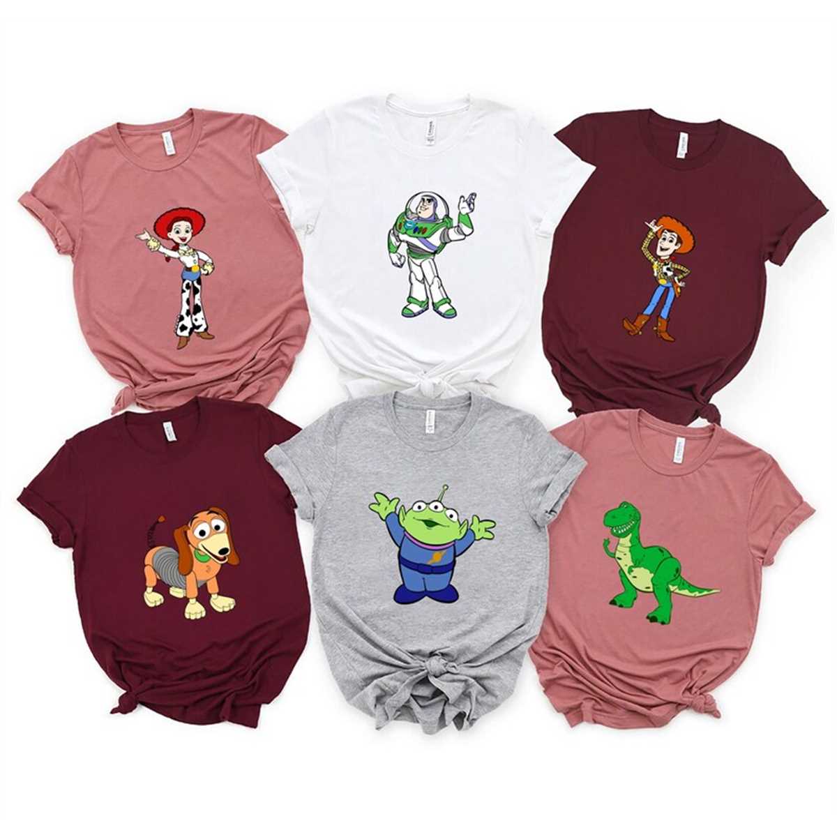 Toy Story Characters Shirts, Toy Story Woody Shirt, Toy Stor - Inspire ...