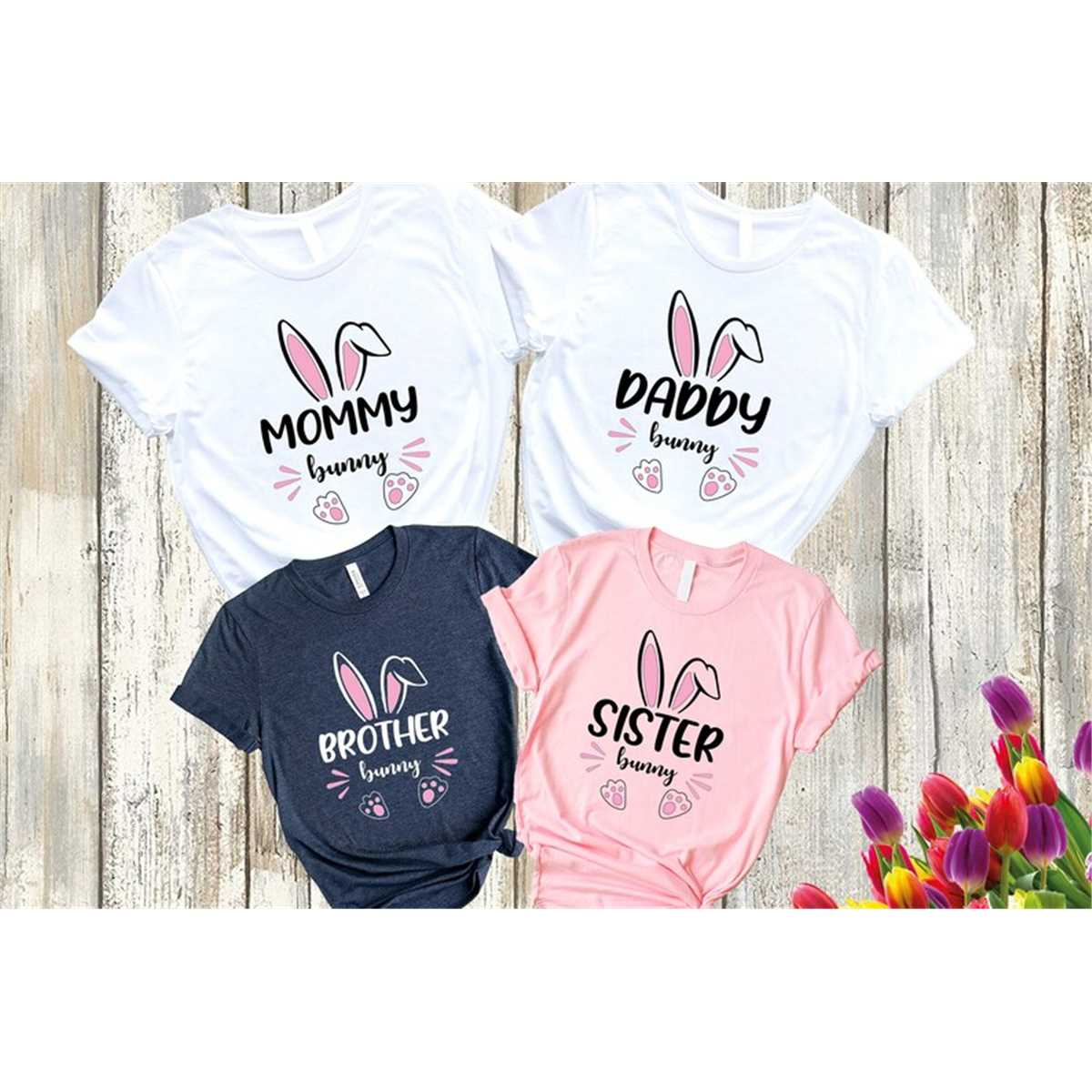 Easter Family Shirt, Custom Easter Bunny Shirts, Easter Matc | Inspire ...
