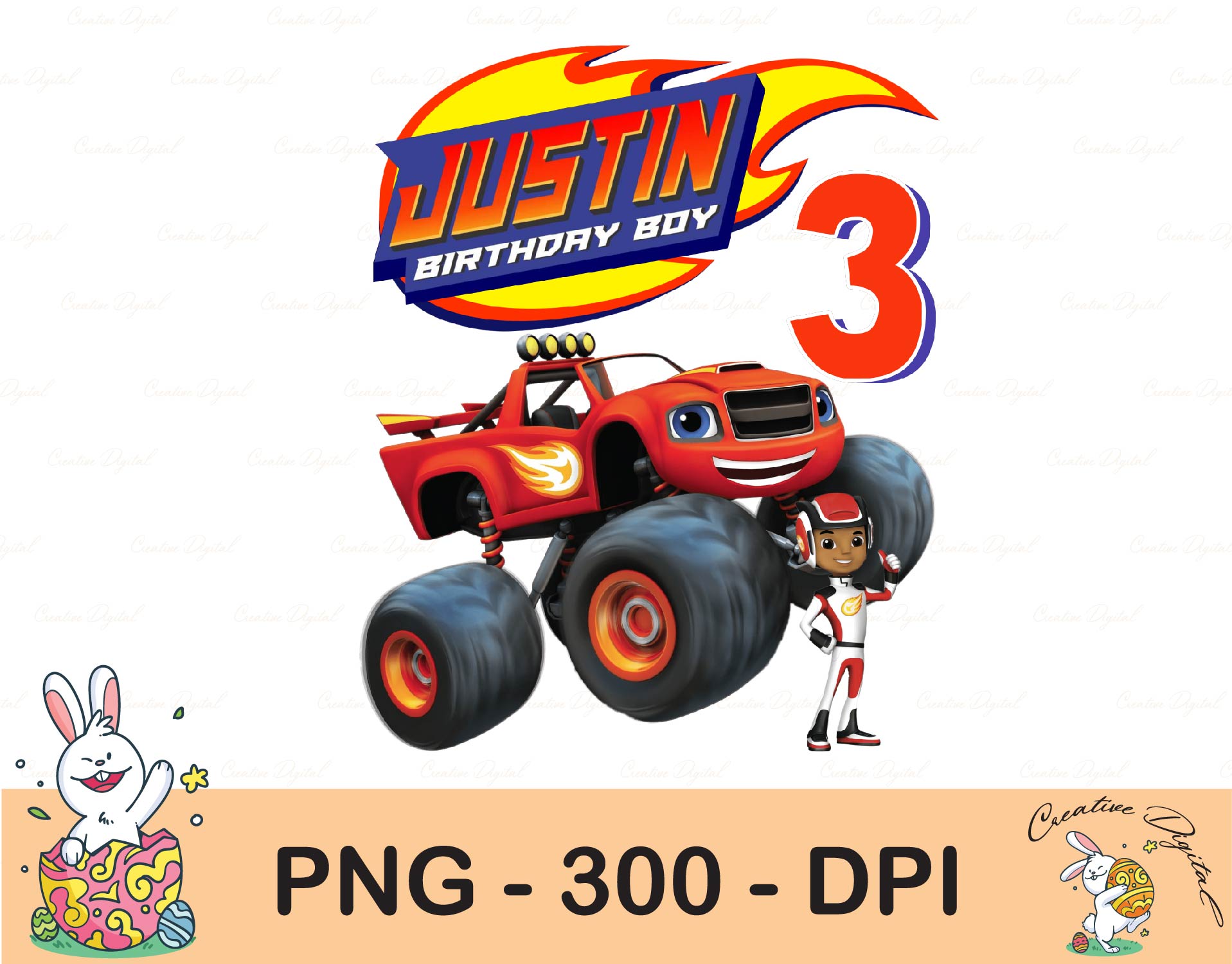 Blaze Birthday PNG Blaze monster machine theme party PNG Per - Inspire ...