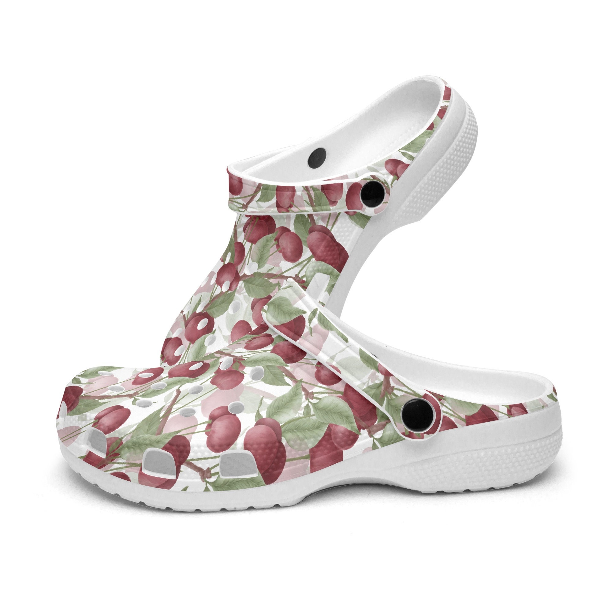 Cherry Crocs, Cherry Clog Shoes Unisex, Fruit Sandals, Fruit | Inspire ...