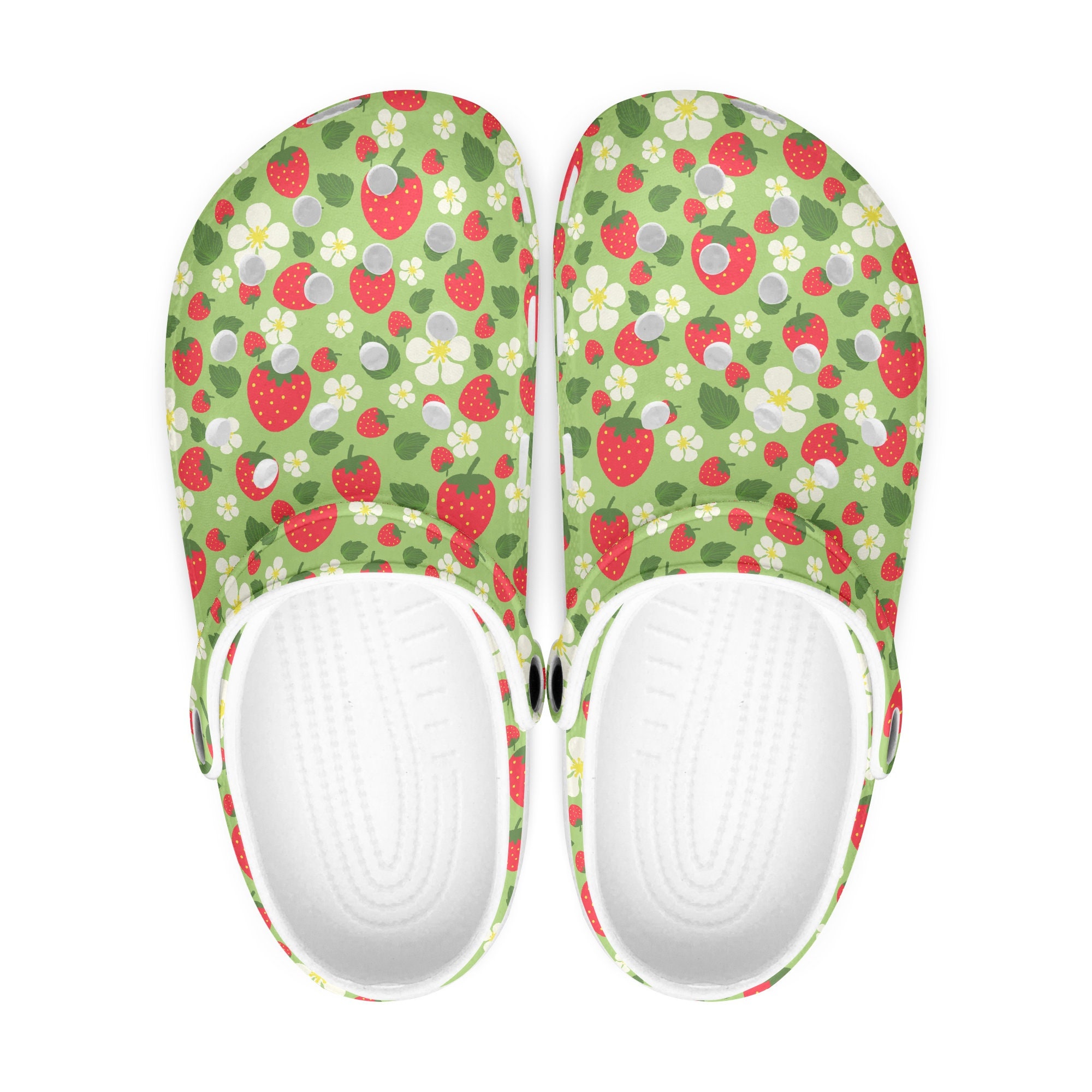 Strawberry Crocs, Strawberry Clog Shoes Unisex, Fruit Crocs, | Inspire ...