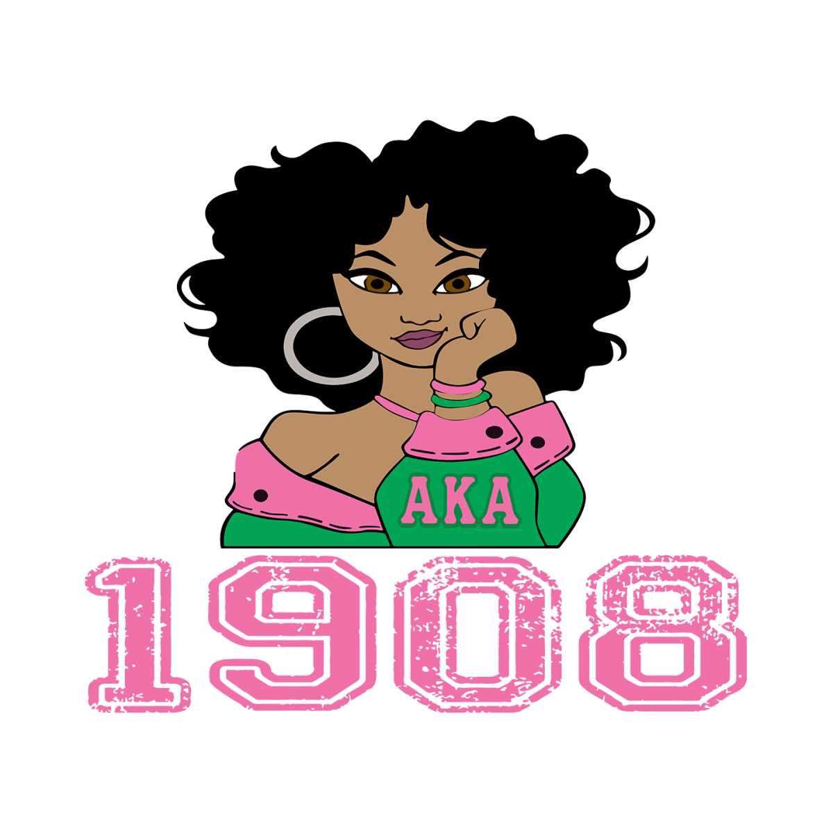 AKA Pretty Girls 1908, Sorority Svg, Aka Girl Gang Svg, AKA | Inspire ...