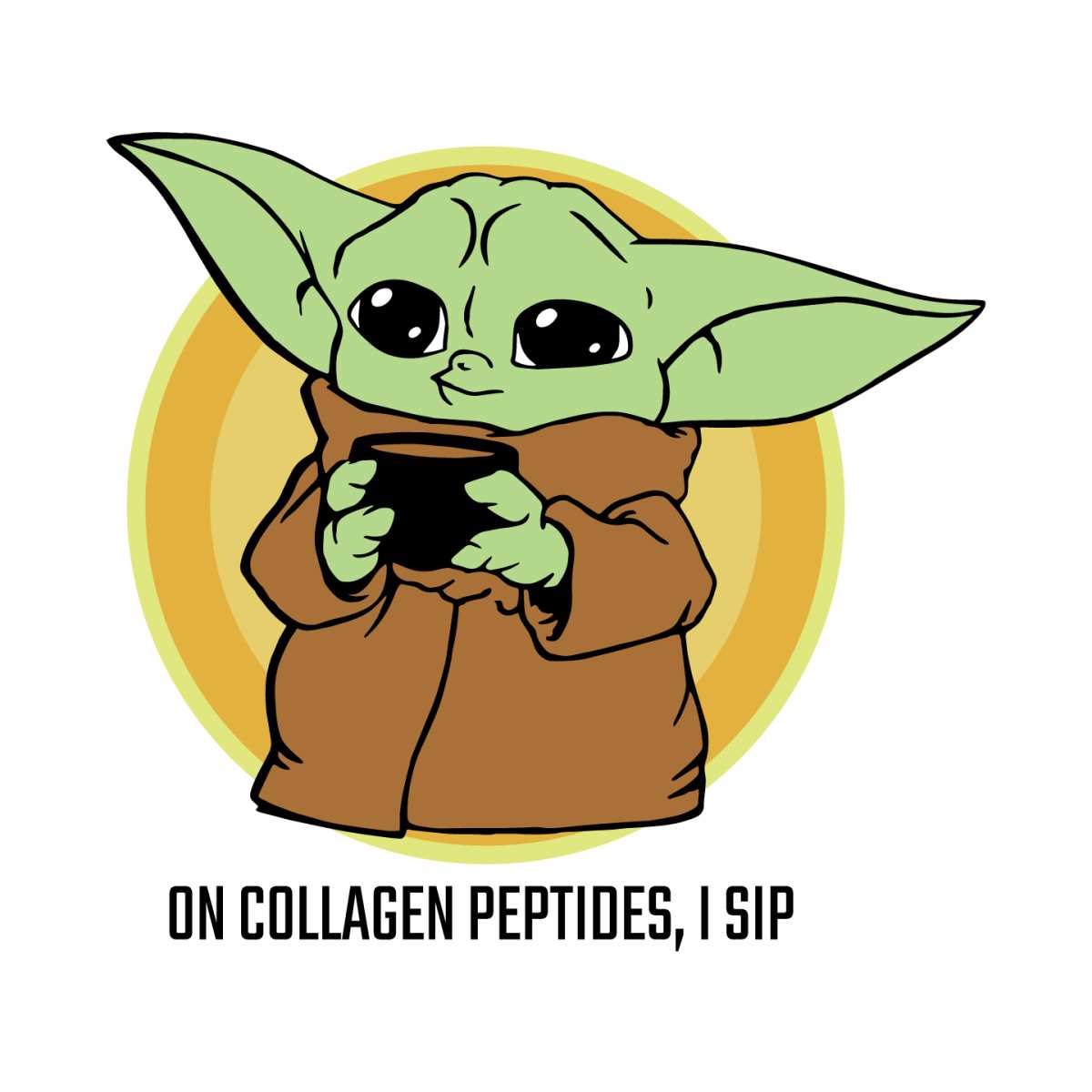 Baby Yoda Coffee Svg, Star Wars Svg, Baby Yoda Svg, Yoda Svg | Inspire ...