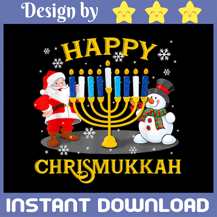 Happy Chrismukkah PNG, Funny Hanukkah Christmas Jewis Png, M | Inspire ...