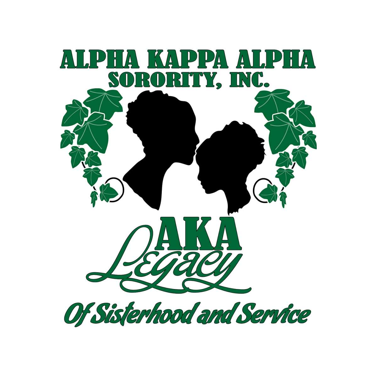 AKA Legacy Of Sisterhood And Service, Sorority Svg, Aka Girl | Inspire ...