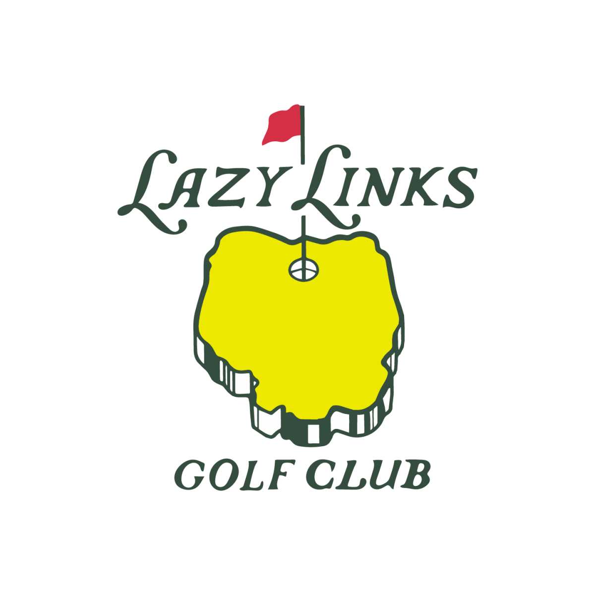 Funny Lazy Links Golf Club SVG Silhouette Cricut Files | Inspire Uplift