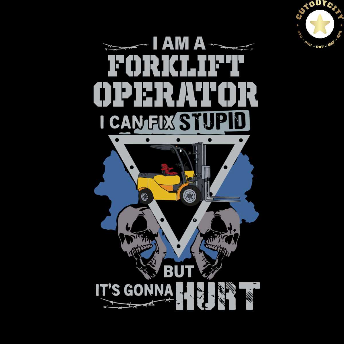 I Am A Forklift Operator, Halloween Svg, Halloween Day, Skul | Inspire ...