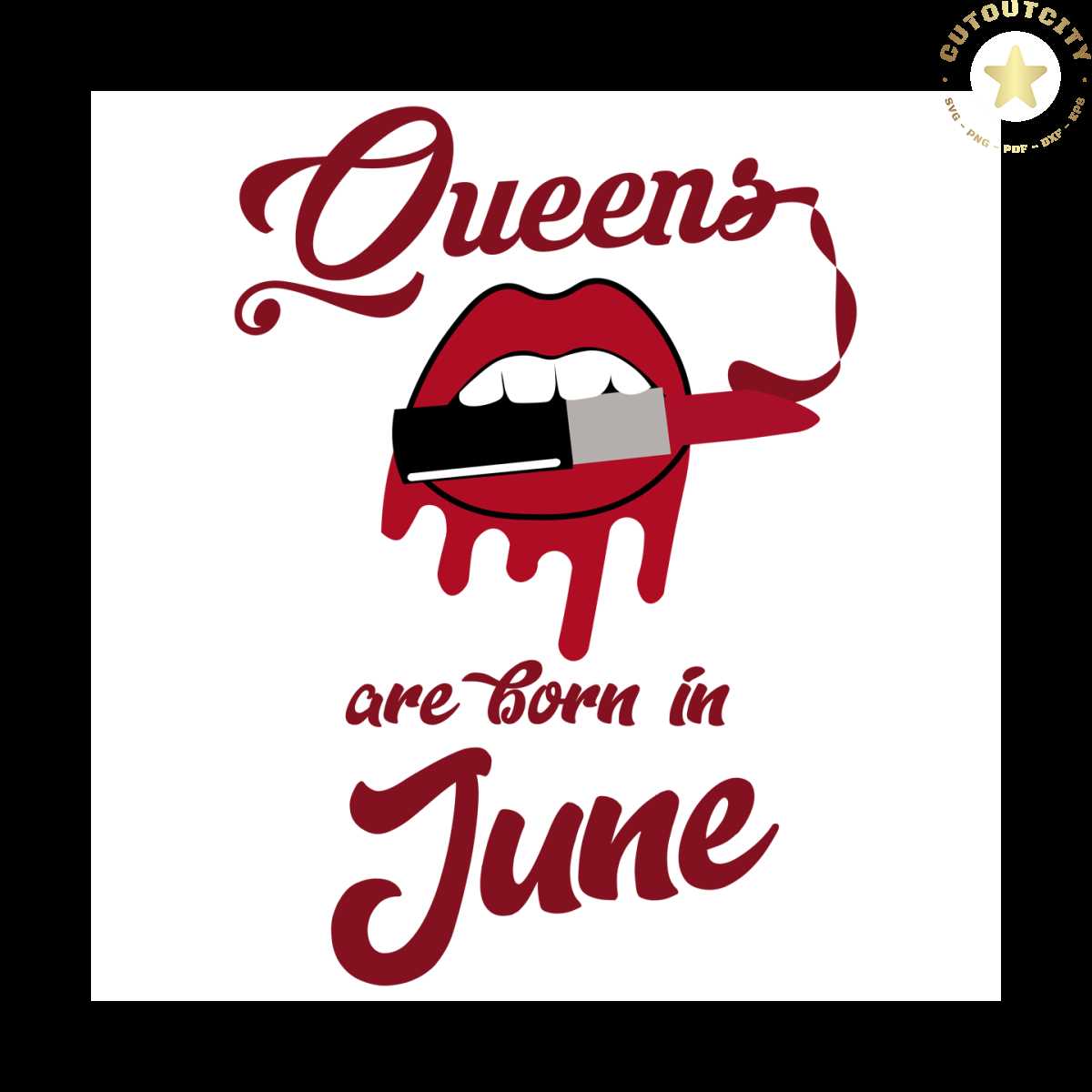 Queens Are Born In June, Birthday Svg, June Girl Svg, Born I | Inspire ...