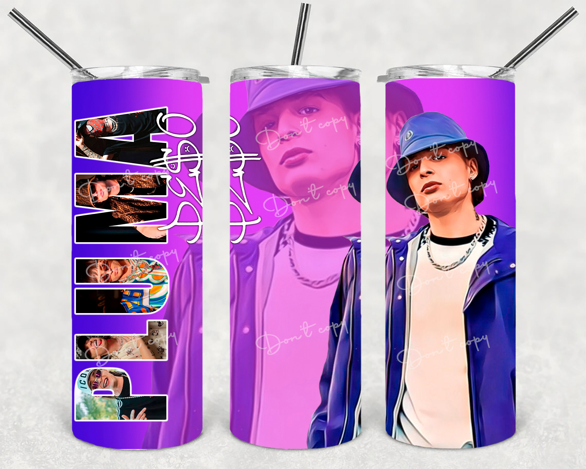Peso Pluma Seamless sublimation designs PNG l skinny tumbler - Inspire ...