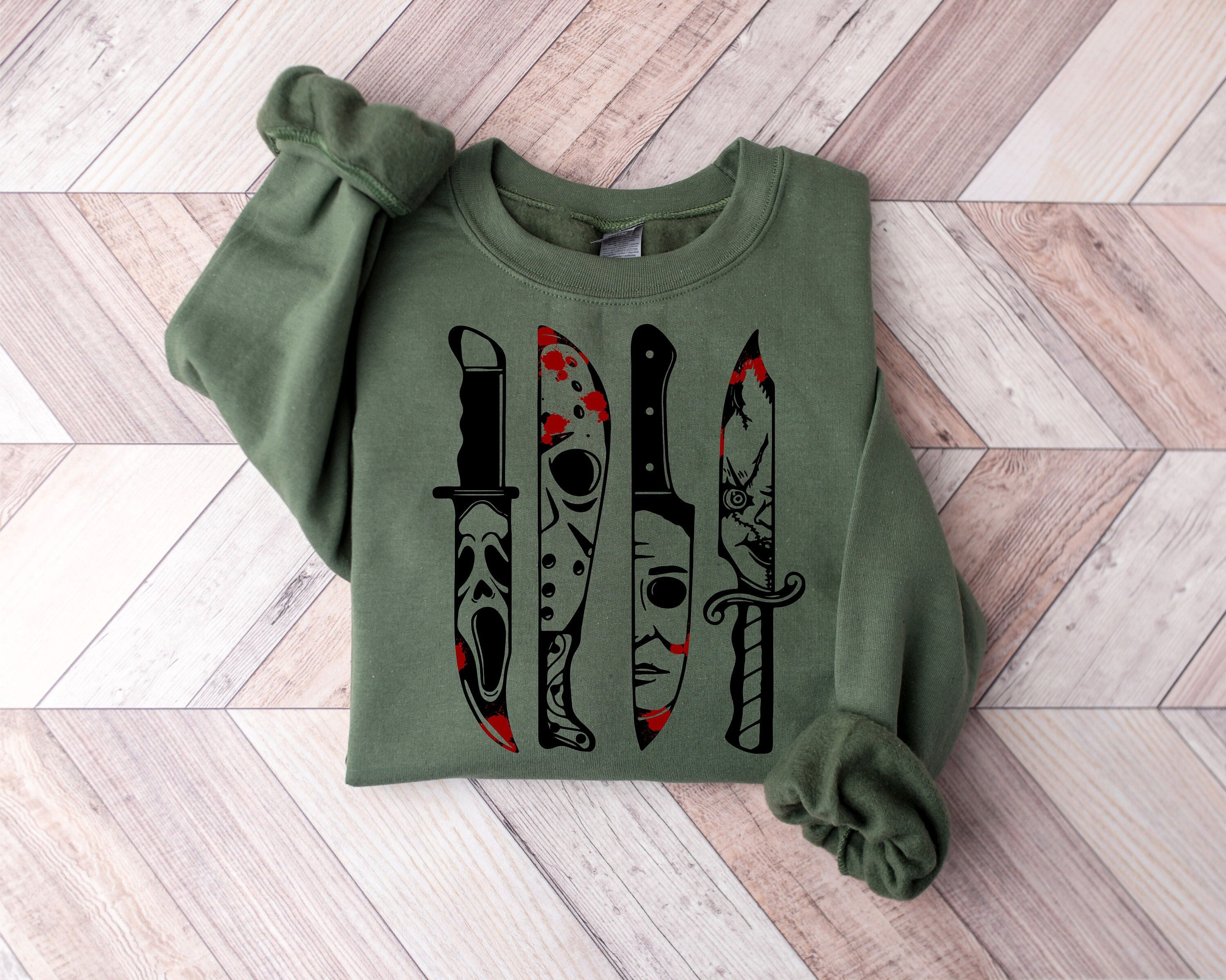 Horror movie characters in knives svg, Halloween s | Inspire Uplift