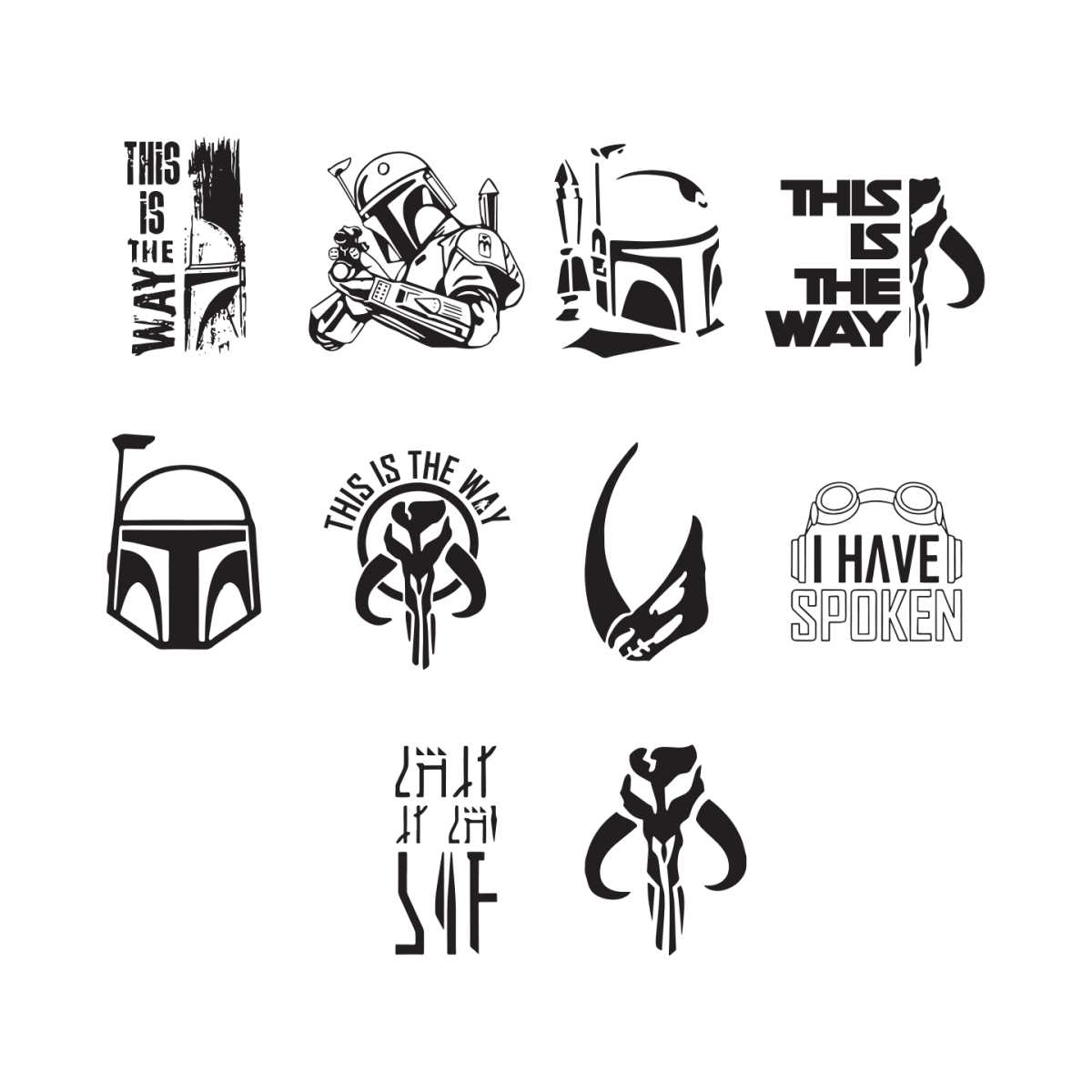 Star Wars Bundle Svg, Star Wars Svg, Star Wars Bundle, Star | Inspire ...