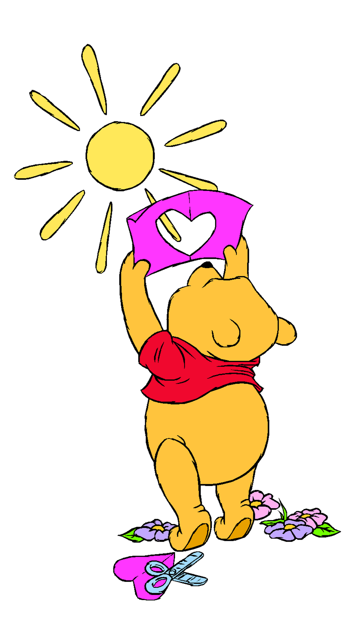 Winnie The Pooh Outline Svg