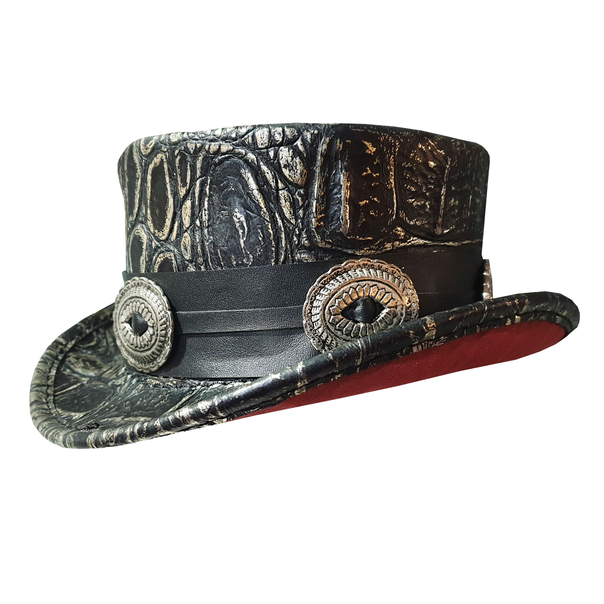 Slash Tribute Leather Short Top Hat | Inspire Uplift