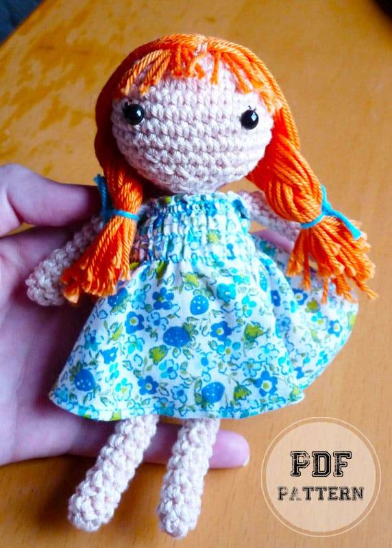 DOLL PATTERNS Easy Beginner Crochet Doll PDF Free Pattern | Inspire Uplift