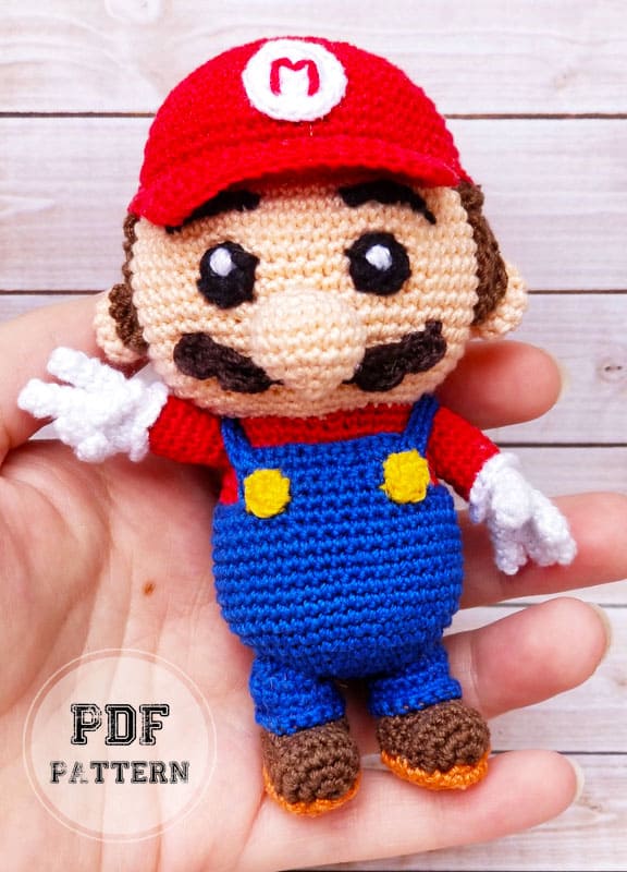 CARTOON PATTERNSDOLL PATTERNS Super Mario Crochet PDF Amigur | Inspire ...