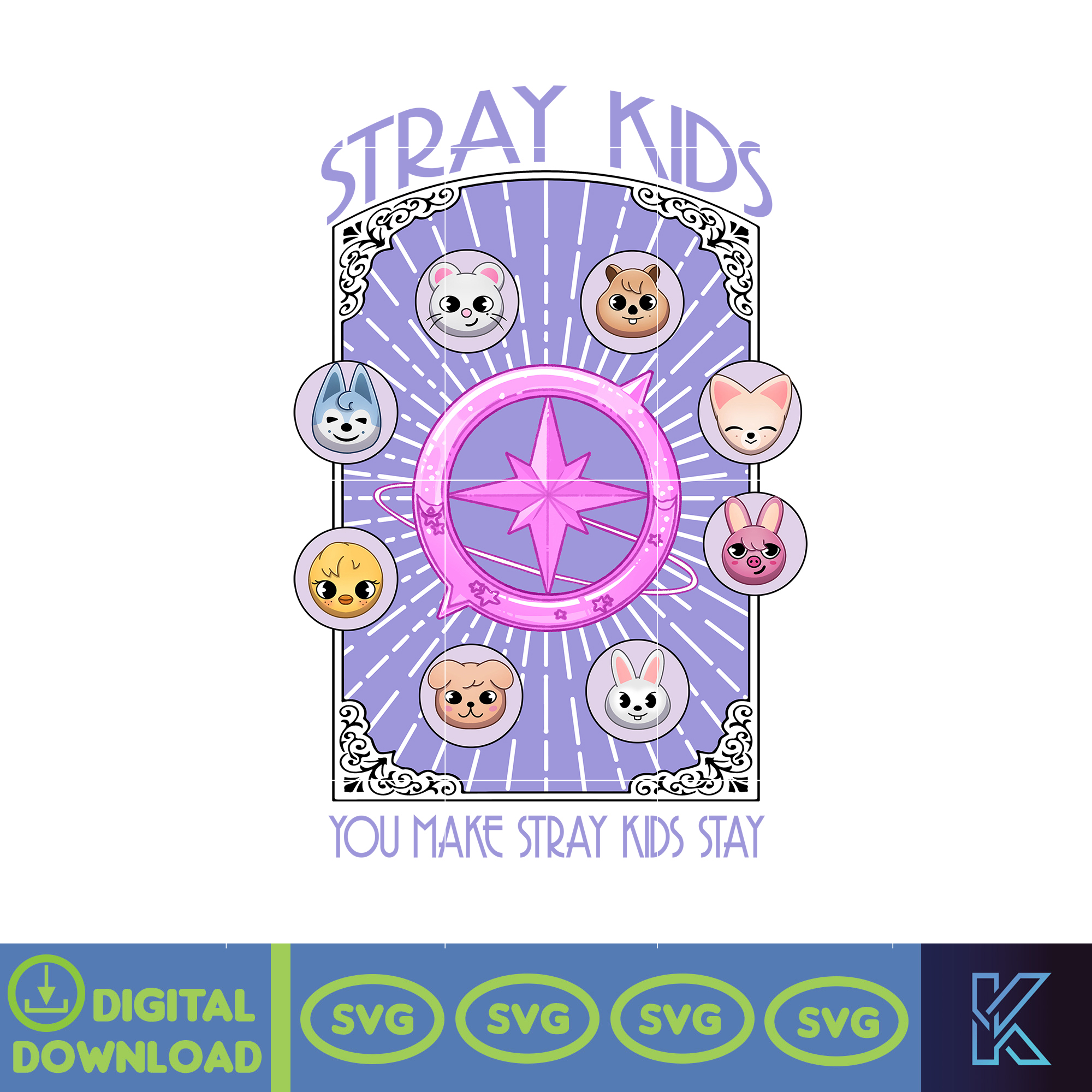 Stray Kids Maniac World Tour Svg, Stray Kids Zoo Svg, Stray | Inspire ...