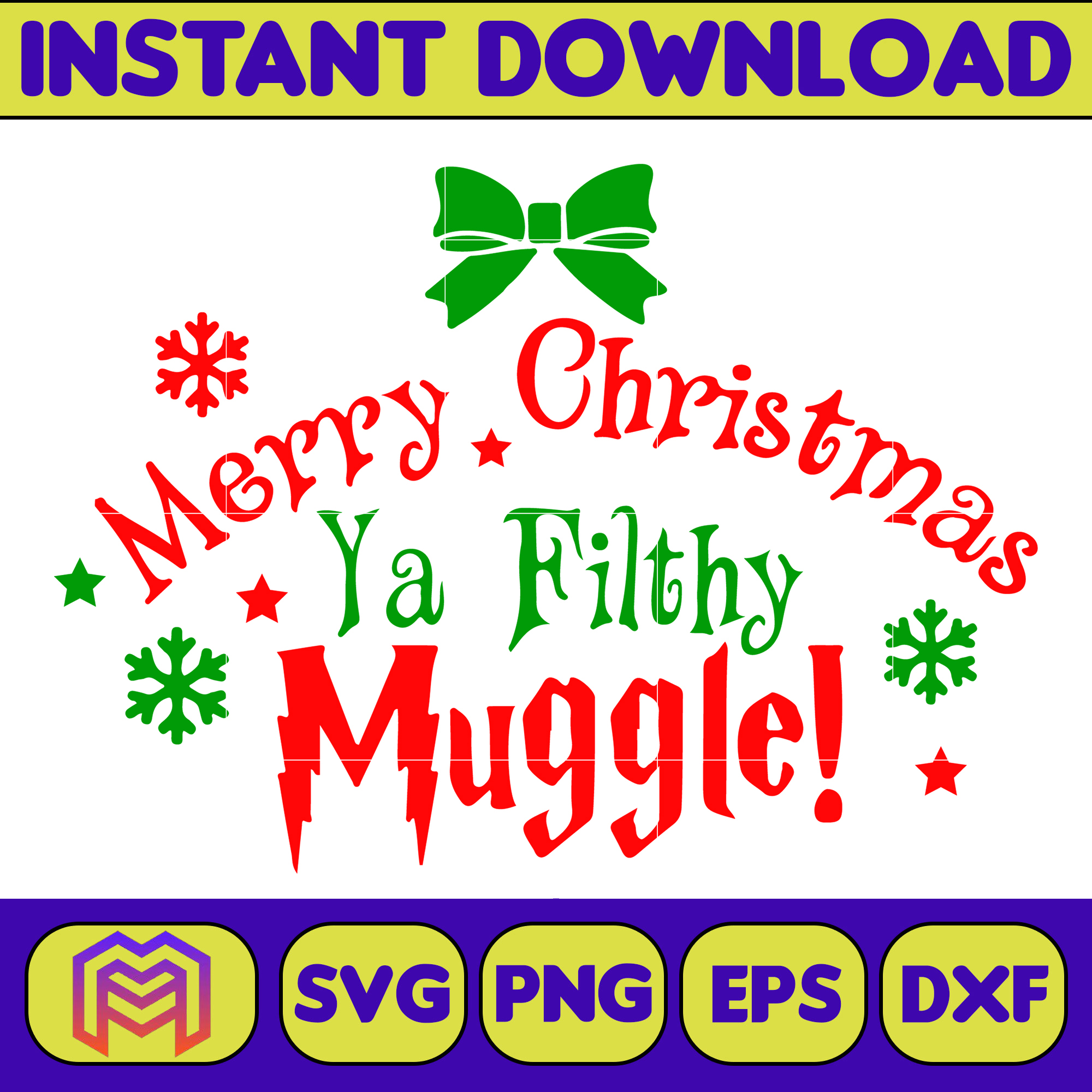Harry Potter Svg,Harry Potter Christmas Svg, Christmas Svg, | Inspire ...