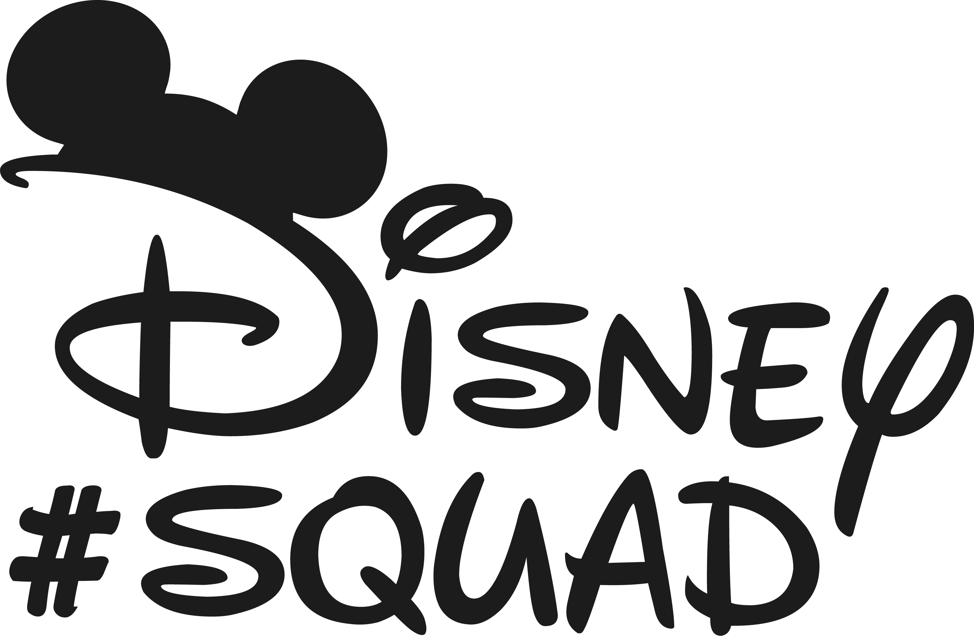 DISNEY SQUAD DISNEY LOGO SVG - Inspire Uplift