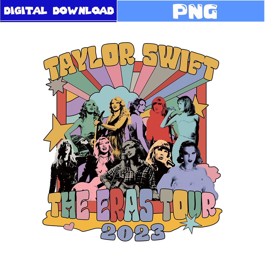 Taylor Swift The Eras Tour 2023 Png, The Eras Tour Png, Tayl - Inspire ...